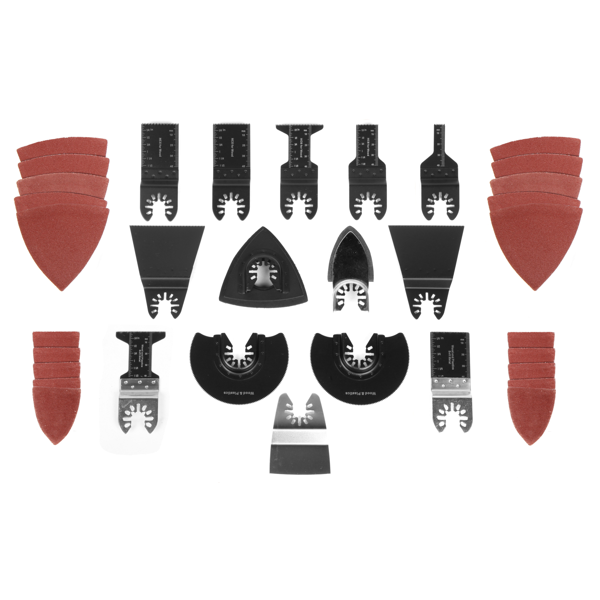 WEN Oscillating Multi-Tool Accessory Set - 34-Piece, Universal Design ...