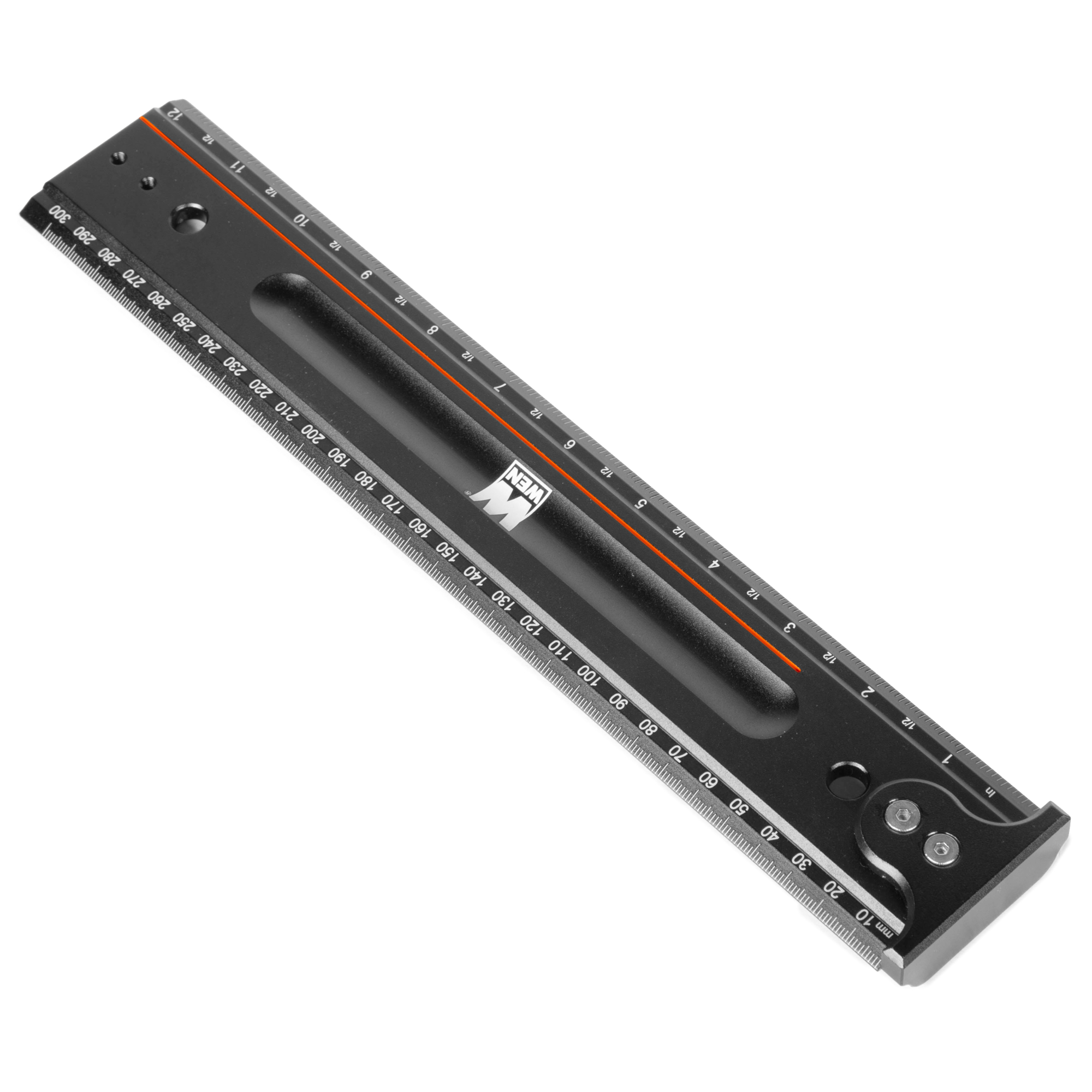 WEN, Measuring Ruler 12in. With Hook Stop, Model# ME812R | Northern Tool