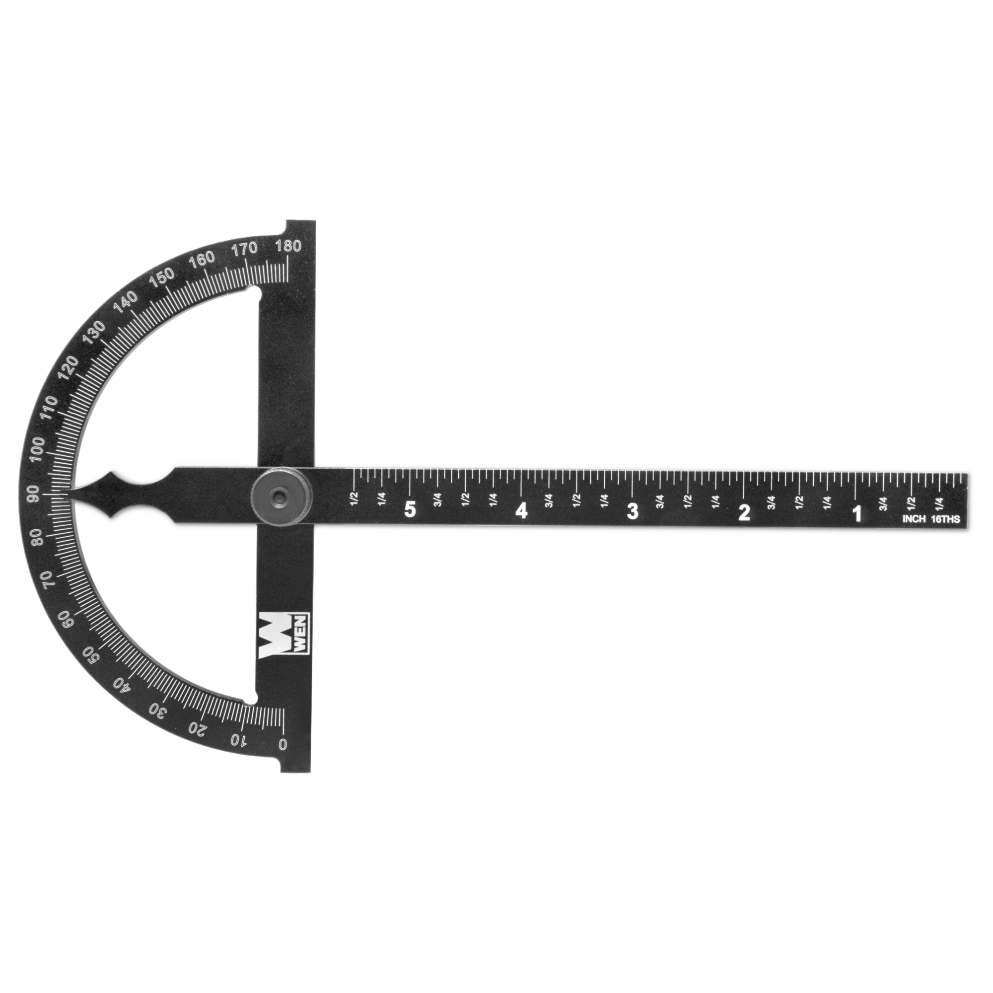 WEN, Adjustable Protractor and Angle Gauge with Scale, Model# ME512P ...