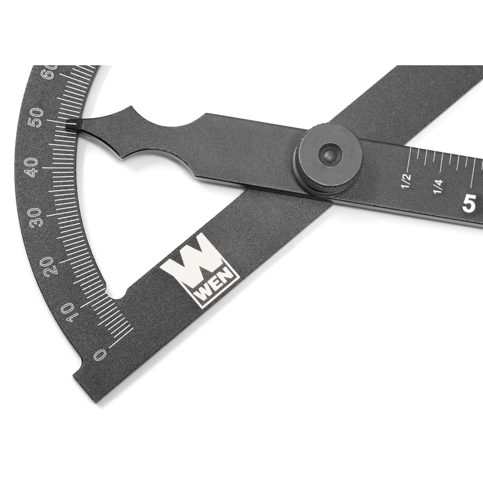WEN, Adjustable Protractor and Angle Gauge with Scale, Model# ME512P ...