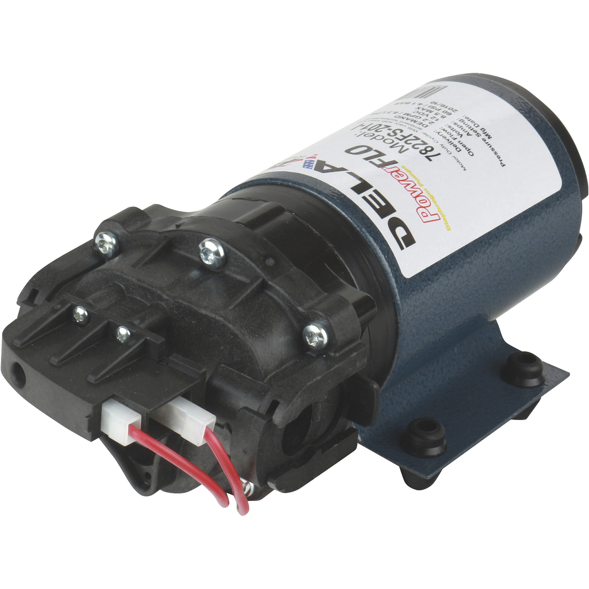 Delavan Pumps, 12v DEMAND STYLE DIAPHRAGM SPRAYER PUMP 2.2GPM, Volts 12 ...