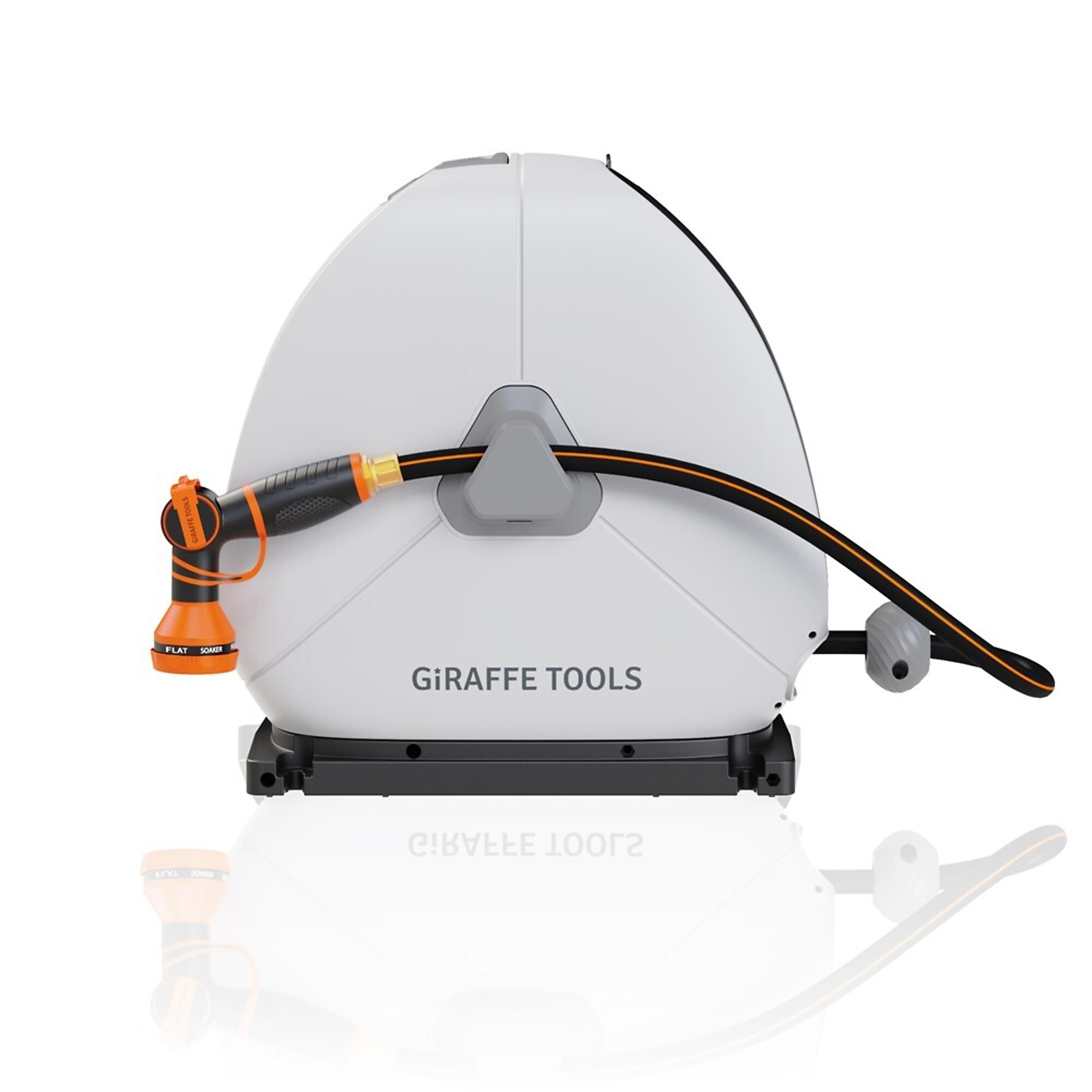 Giraffe Tools, Retractable Hose Reel 1/2in., 82ft., HD Ground Mount ...