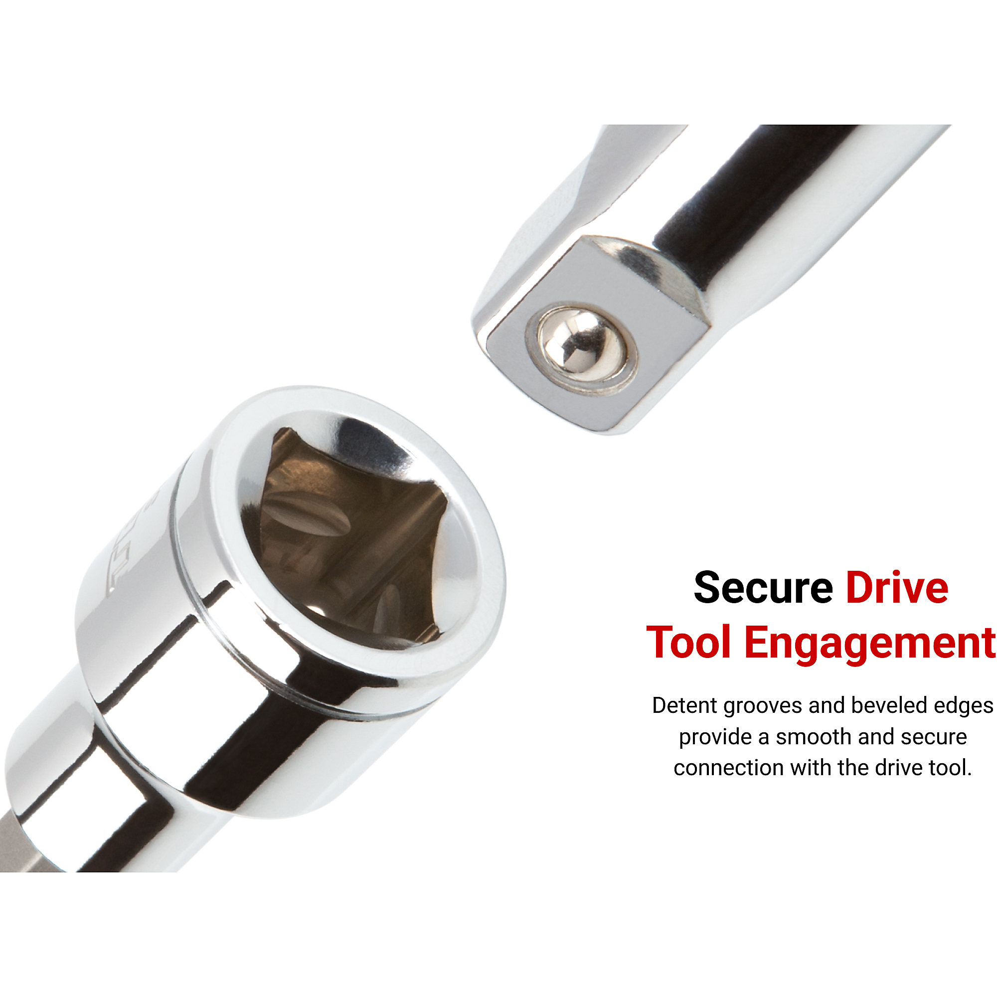 Tekton, 3/8in. Drive x M9 Long Triple Square Bit Socket, Model ...