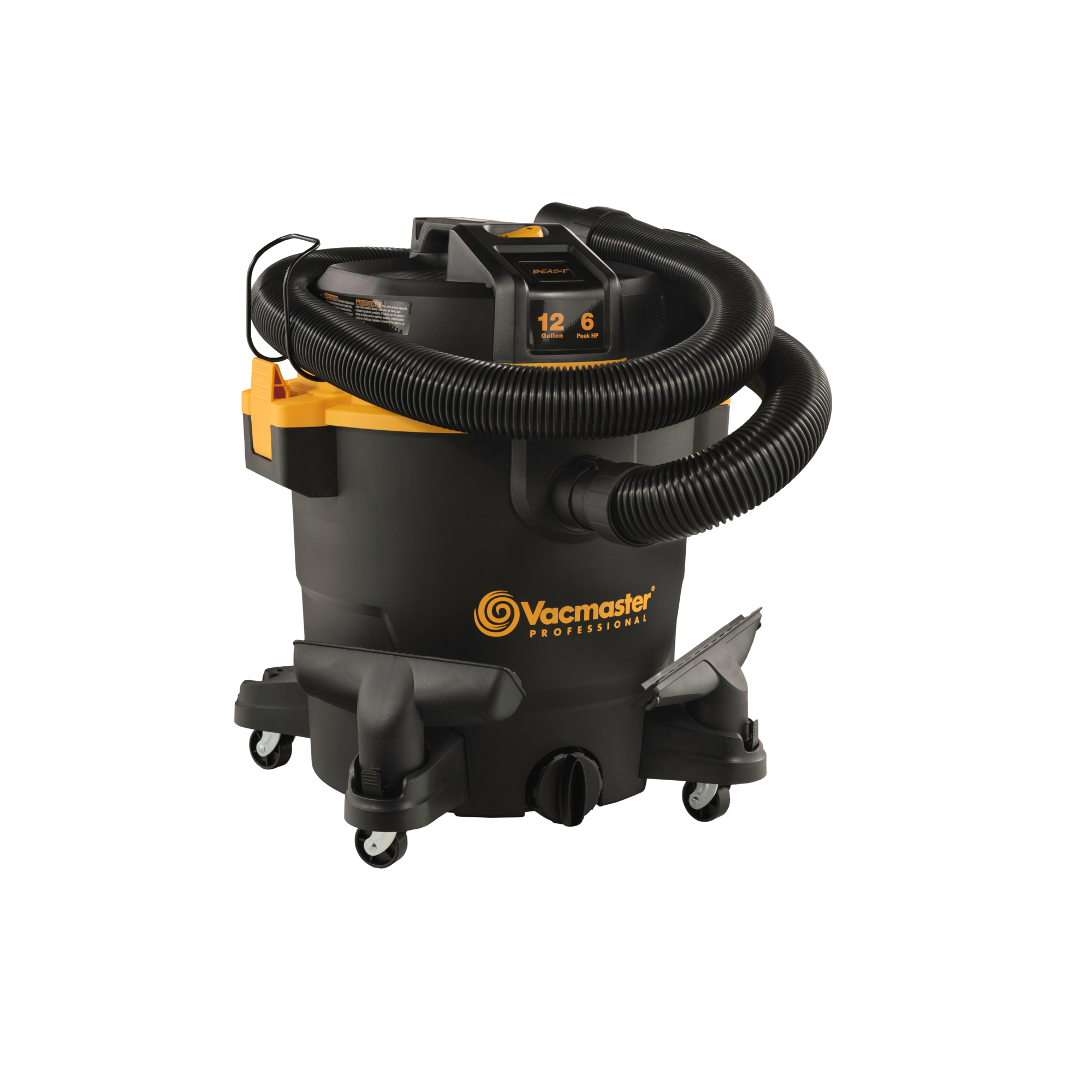 Vacmaster Professional Beast, Vacmaster Beast 12 Gallon 6HP Wet/Dry ...