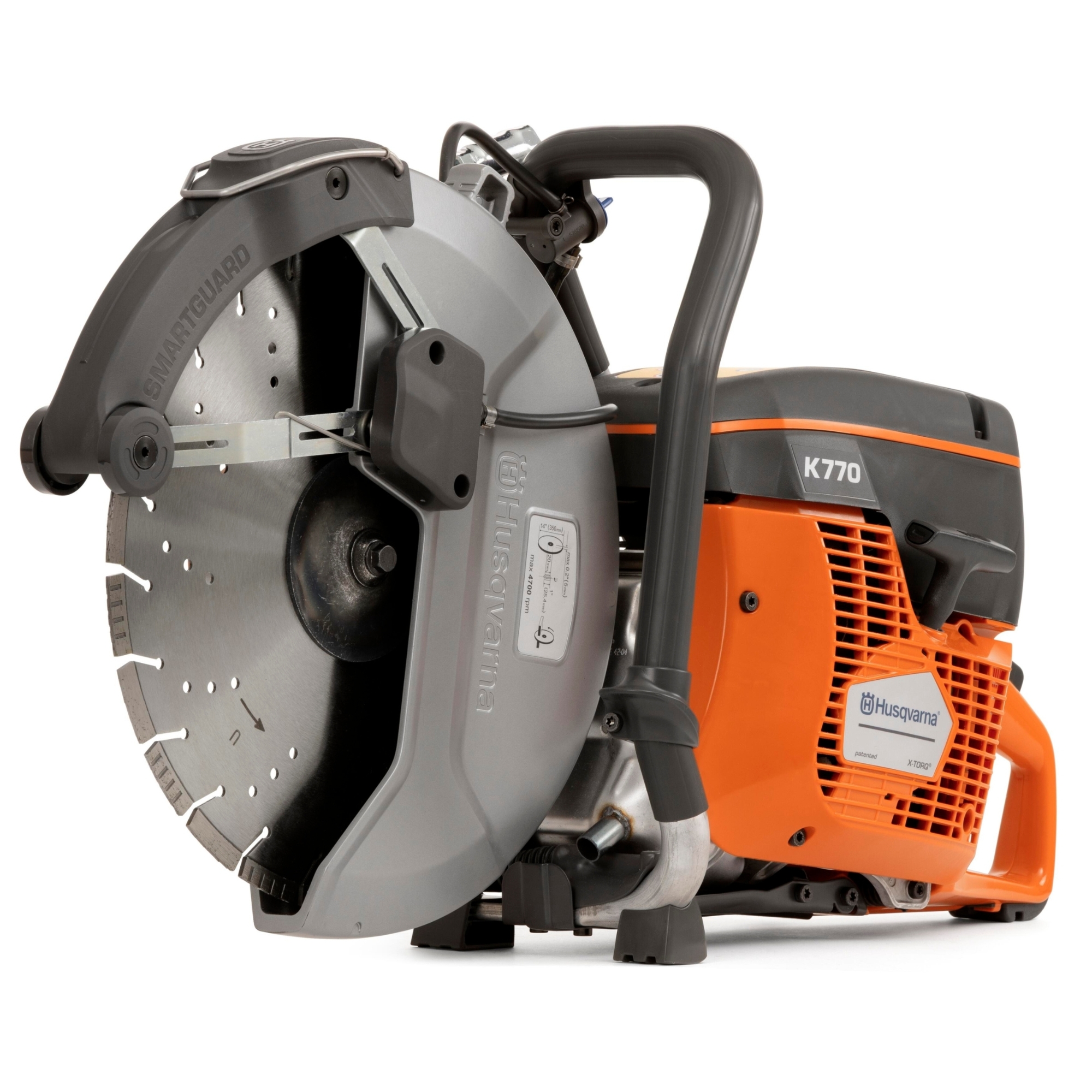 Husqvarna, Power Cutter, Blade Diameter 14 in, Max. Cutting Depth 5 in ...