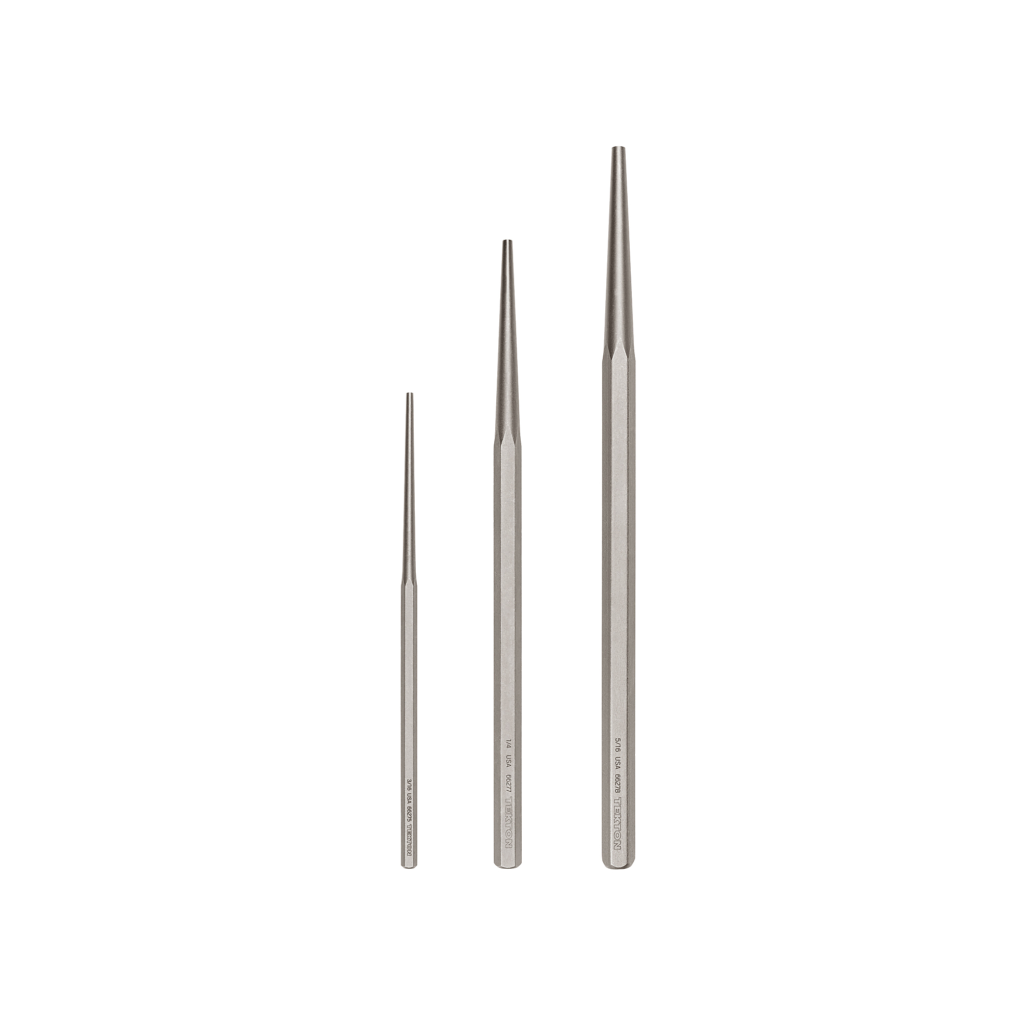 Tekton, 3-pc Long Alignment Punch Set (3/16 1/4 5/16in.), Product Type ...