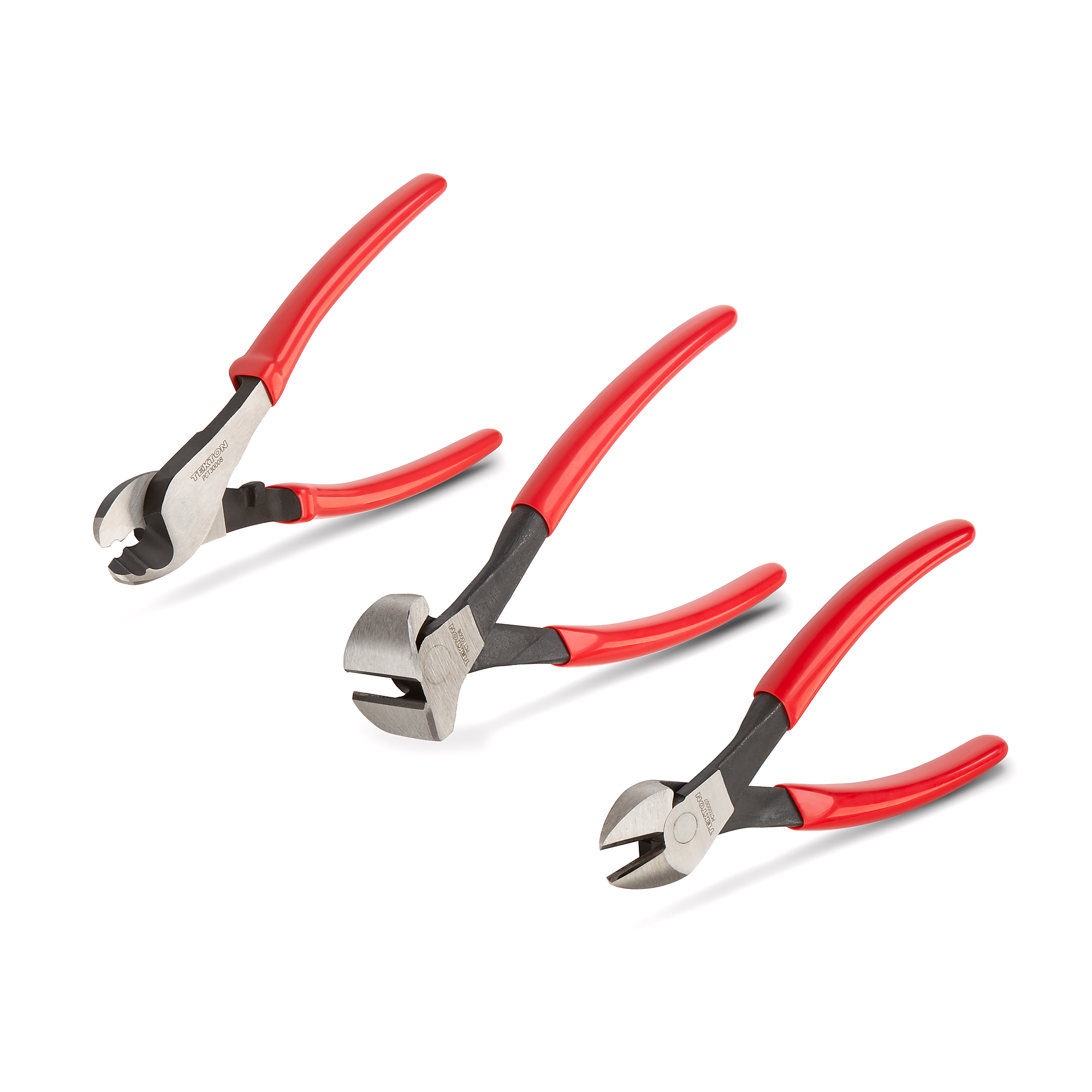 Tekton Cutting Pliers Set - 3-Piece, Diagonal, End, Cable Cutting ...