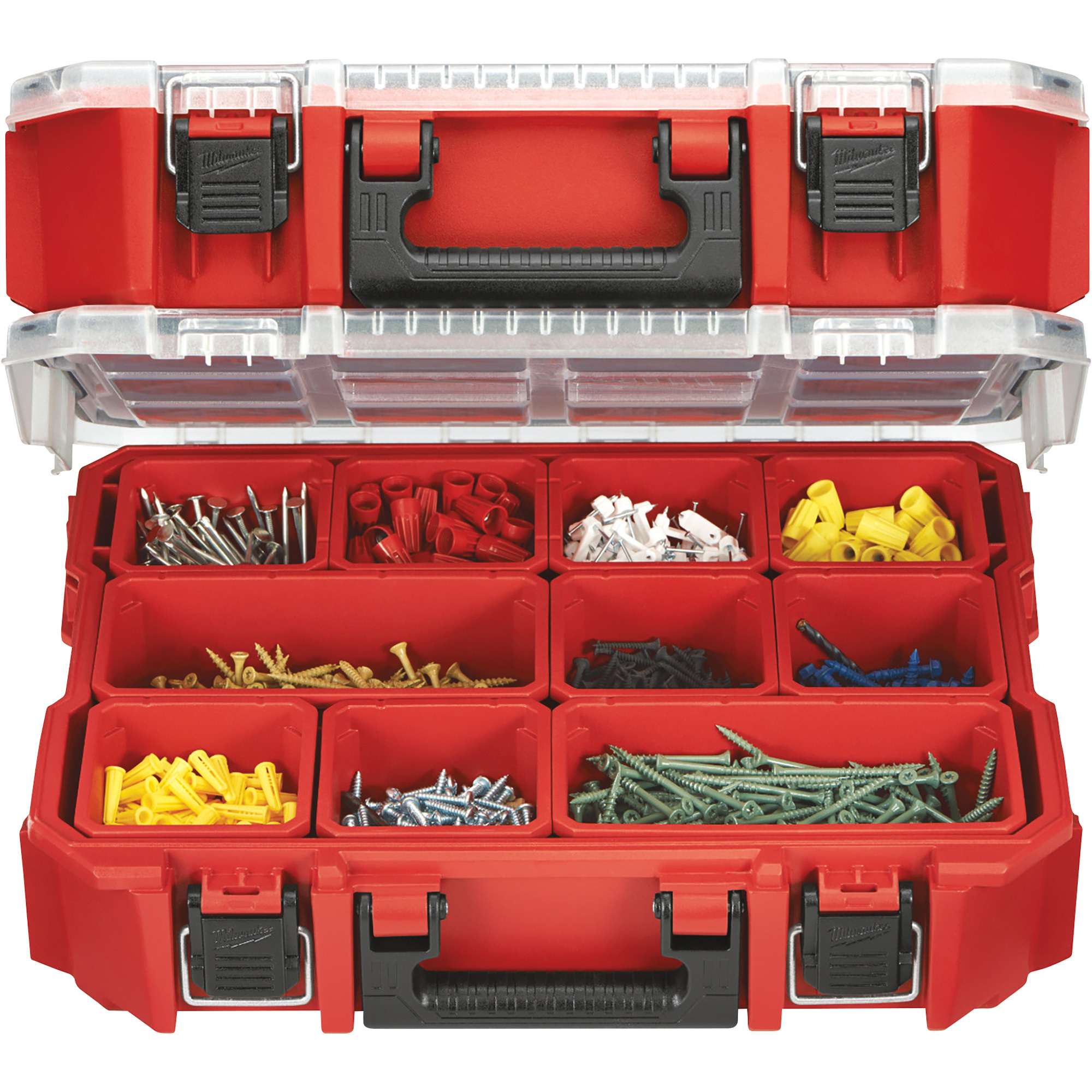 Milwaukee Jobsite Organizer, 14in.W x 18in.D x 5in.H, Model# 48-22-8030 ...