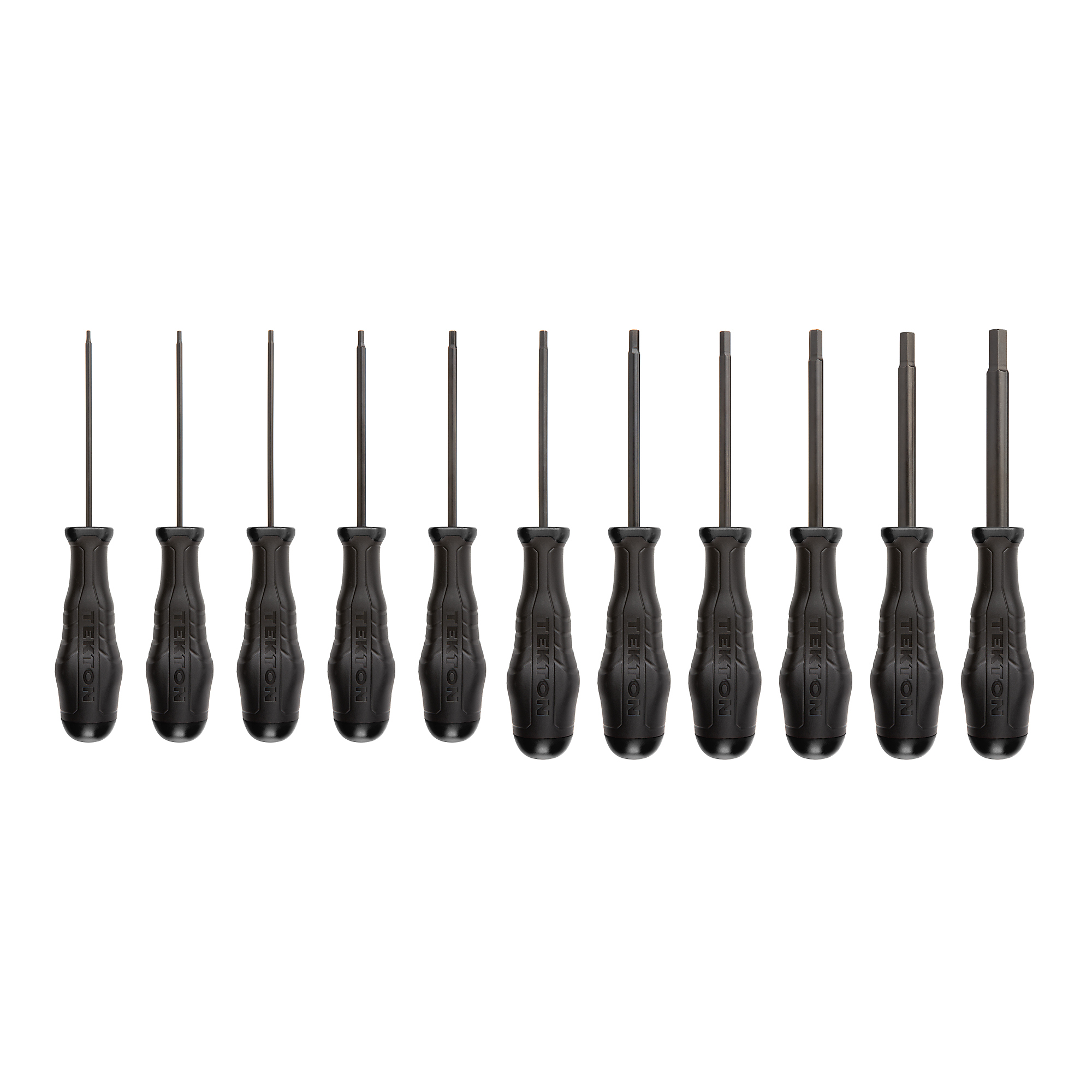 Tekton, 11pc Hex High-Torque Screwdriver Set (5/64-3/8in.), Model ...
