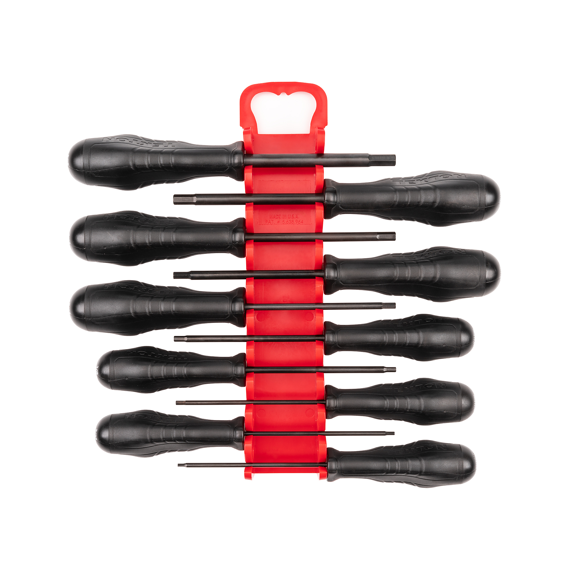 Tekton, 10pc Hex High-Torque Screwdriver St w/Holder (SAE), Drive Type ...