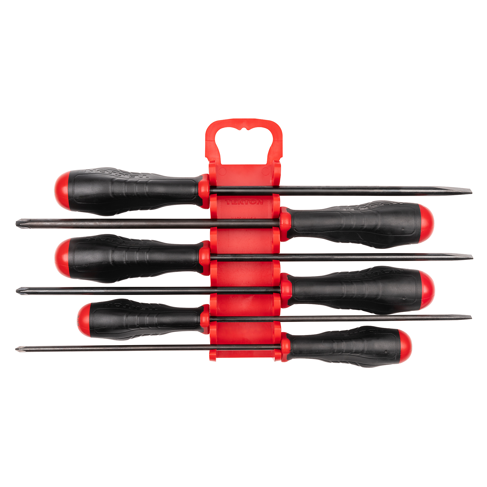 Tekton, 6pc Long High-Torque Screwdriver Set w/Holder, Model# DRV41506 ...