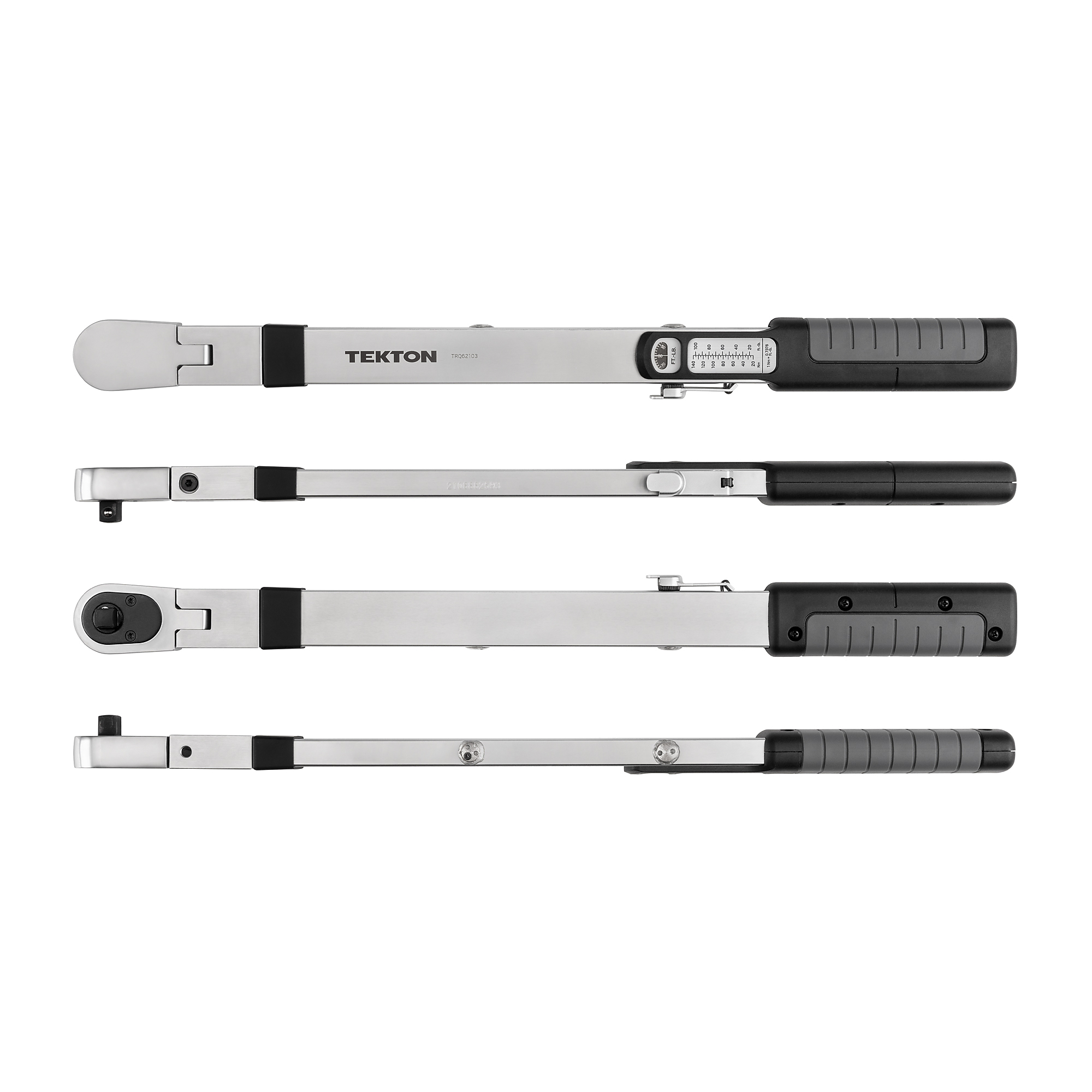 Tekton, 3/8in. 72T Split Beam Torque Wrench (20-100ft.-lb), Model ...