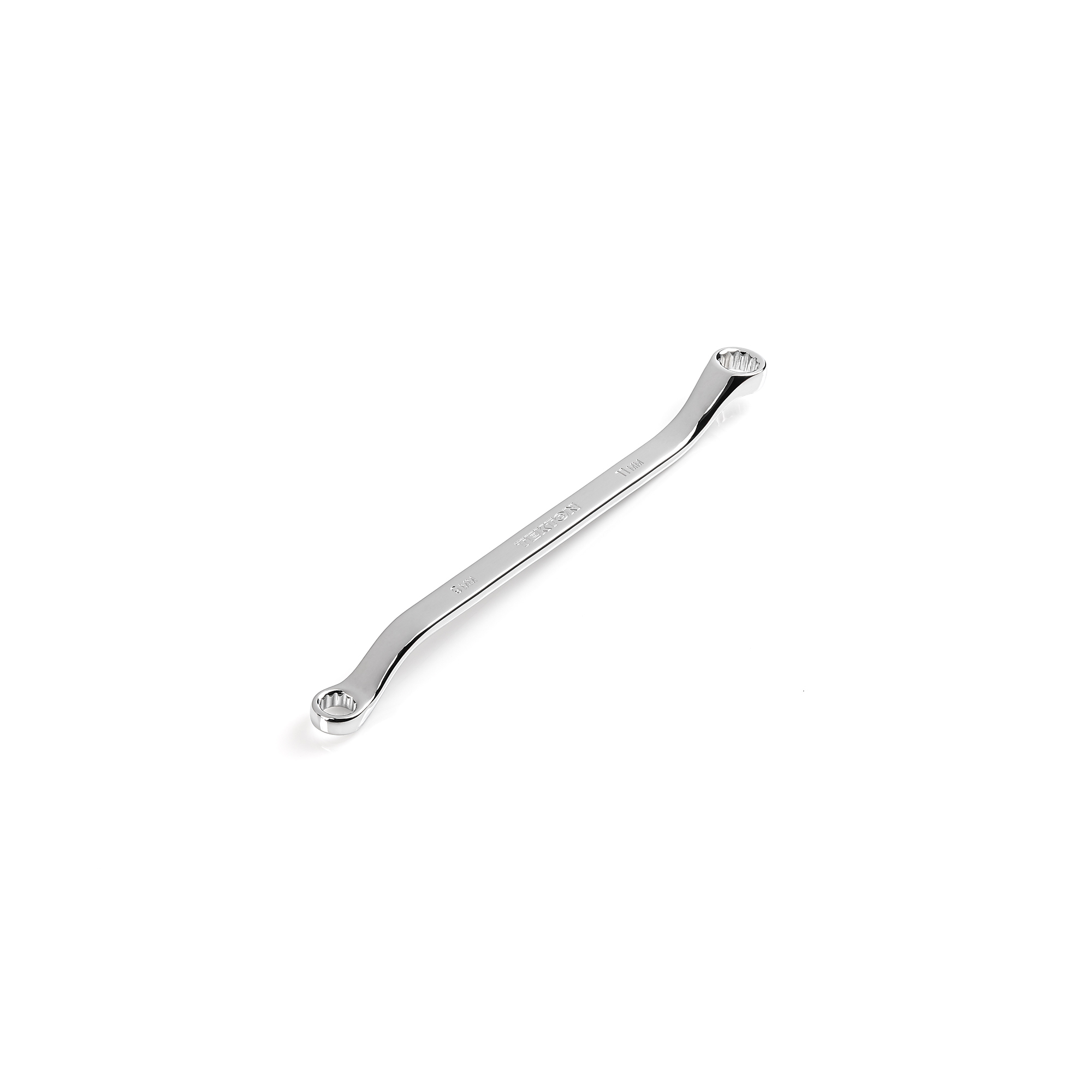 Tekton Offset Box End Wrench - 9mm x 11mm, 45-Degree, 12-Point, Chrome ...