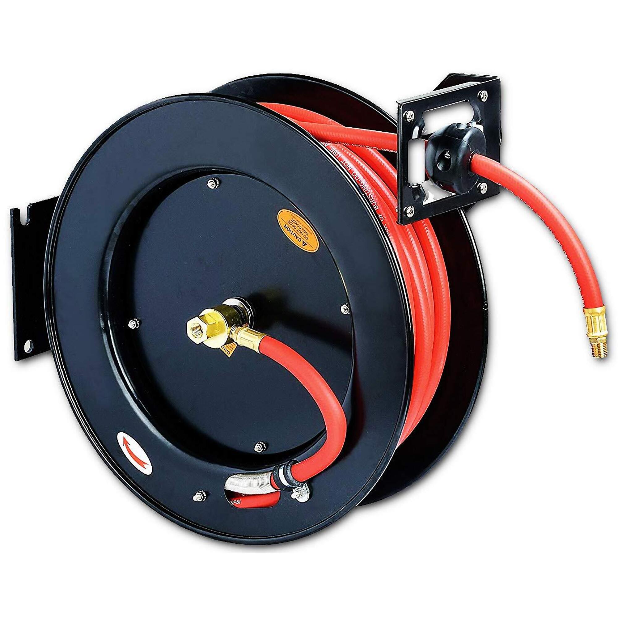 ReelWorks, Air Hose Reel 3/8in. x 50ft., Hose Diameter 3/8 in, Hose ...