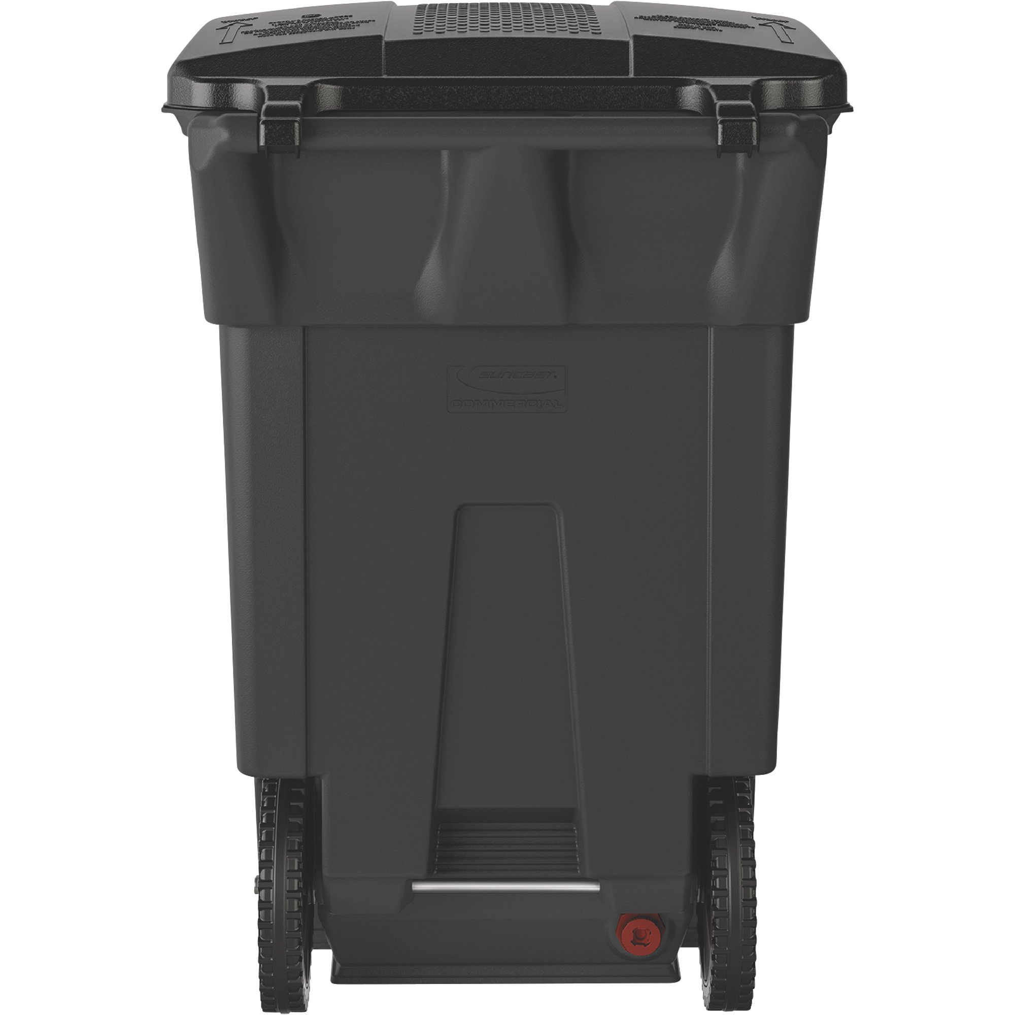 Suncast Wheeled 65-Gallon Trash Can — Gray, Model# BMTCW65 | Northern Tool