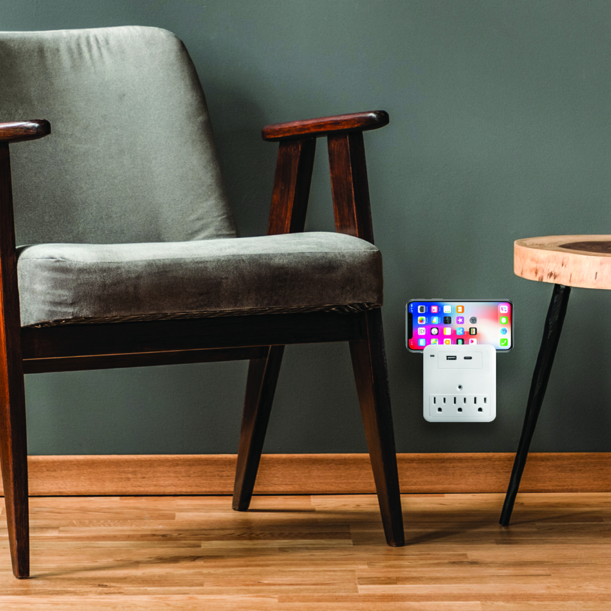 Lifeware, CIAO Tech 1USB + 1 TYPE C + 3 OUTLETS- White, Model# CPATV00 ...