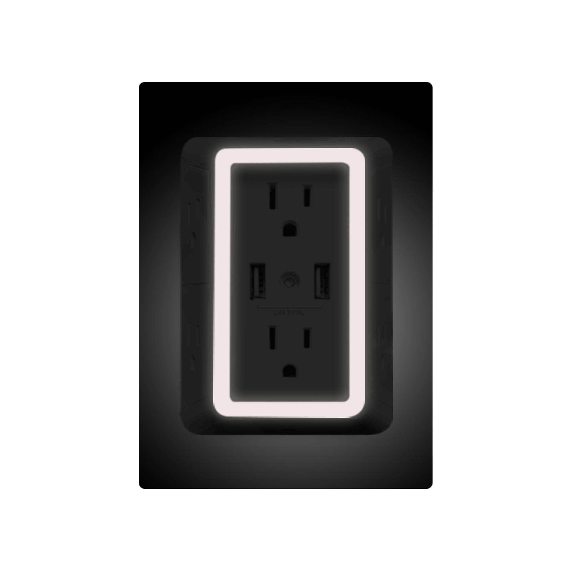 Lifeware, CIAO Tech 6 Outlets with 2 USB Ports LED, Model# CPAZY00-026 ...