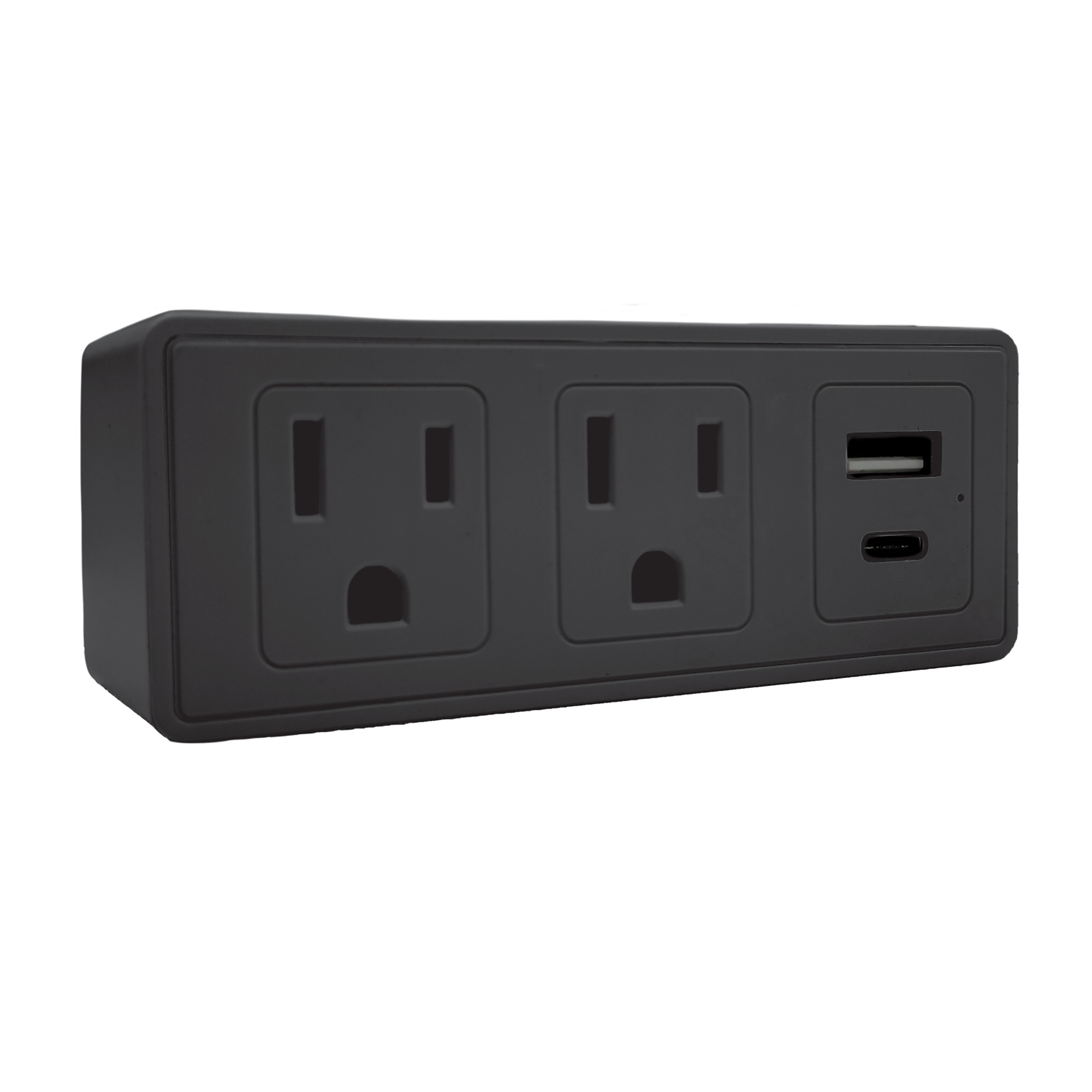 Lifeware, CIAO Tech 2 A/C Outlets + USB + TYPE C - Black, Model ...