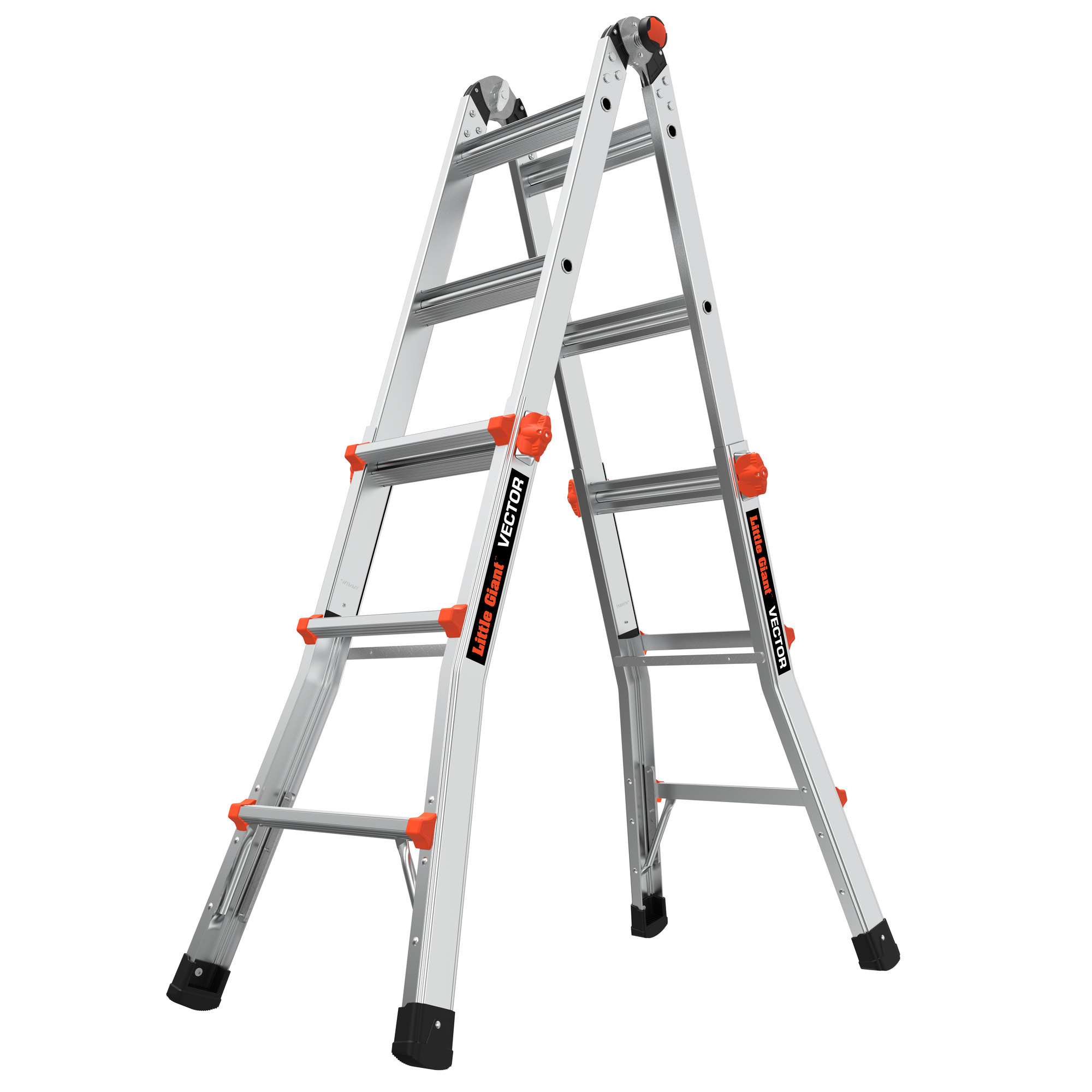 Little Giant Ladder VECTOR Multi-Position Aluminum Ladder, 13ft., Model ...