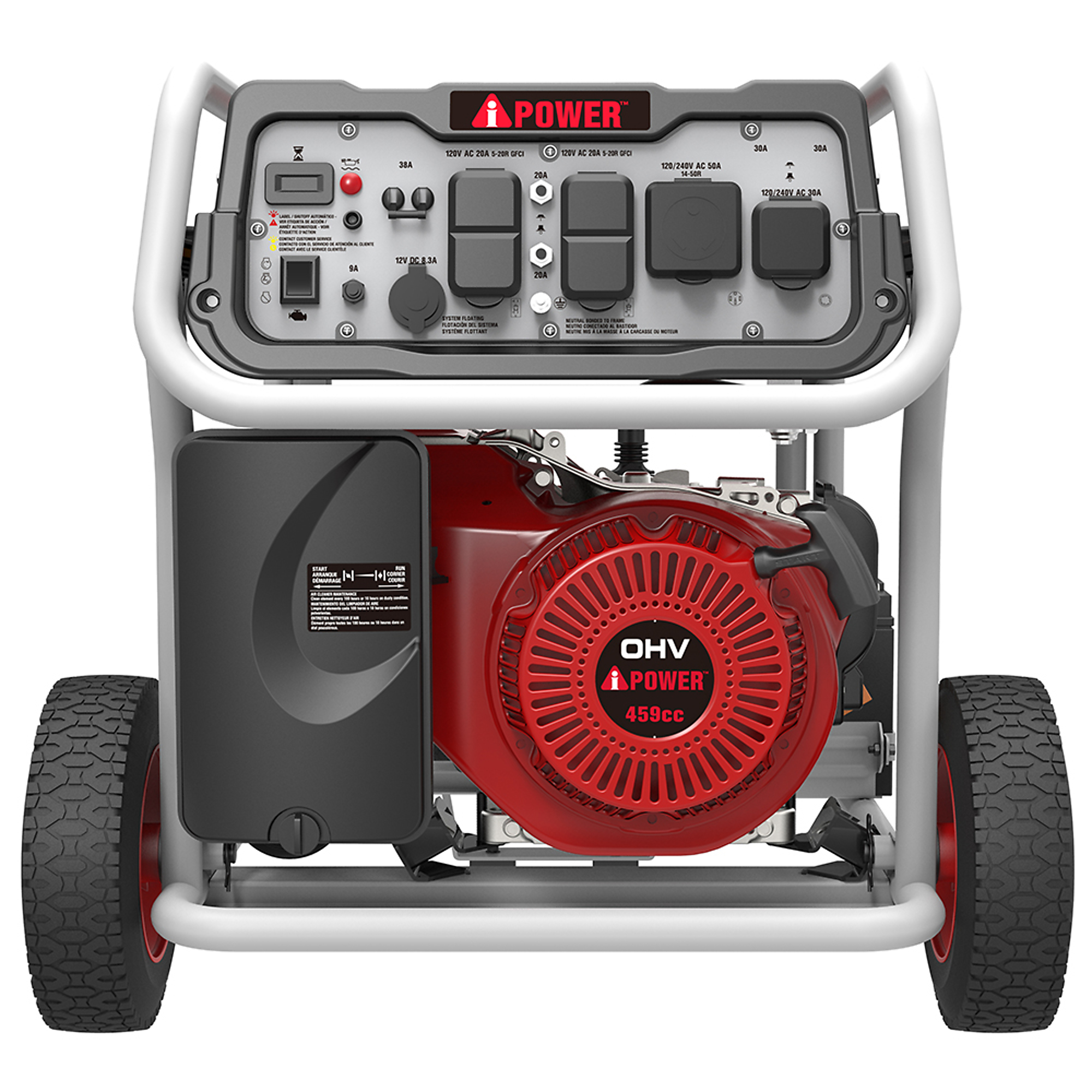 A-iPower, 12000 Watt Portable Generator Heavy Duty, Surge Watts 12000 ...