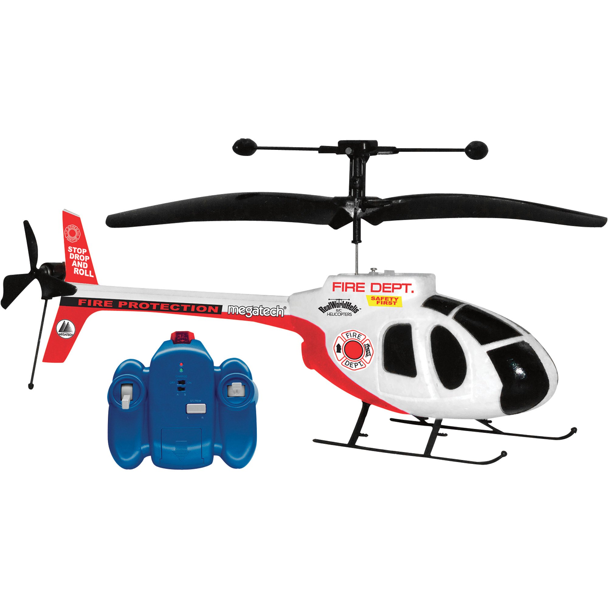 Megatech Real World Fire Department R/C Helicopter, Model# MTC9612 ...