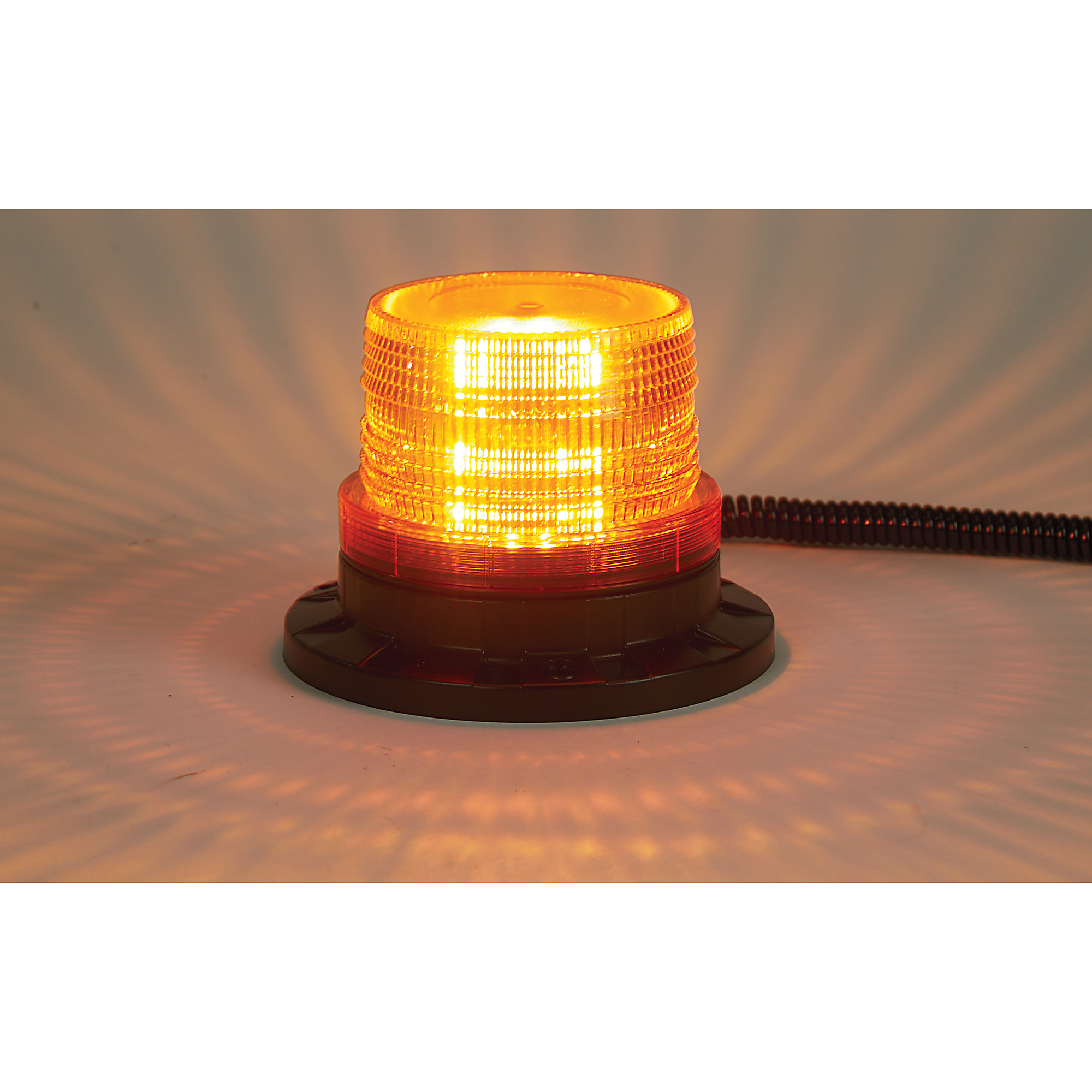 Ironton LED Beacon Warning Light, 5in., 12 Watts, Amber Lens | Northern ...