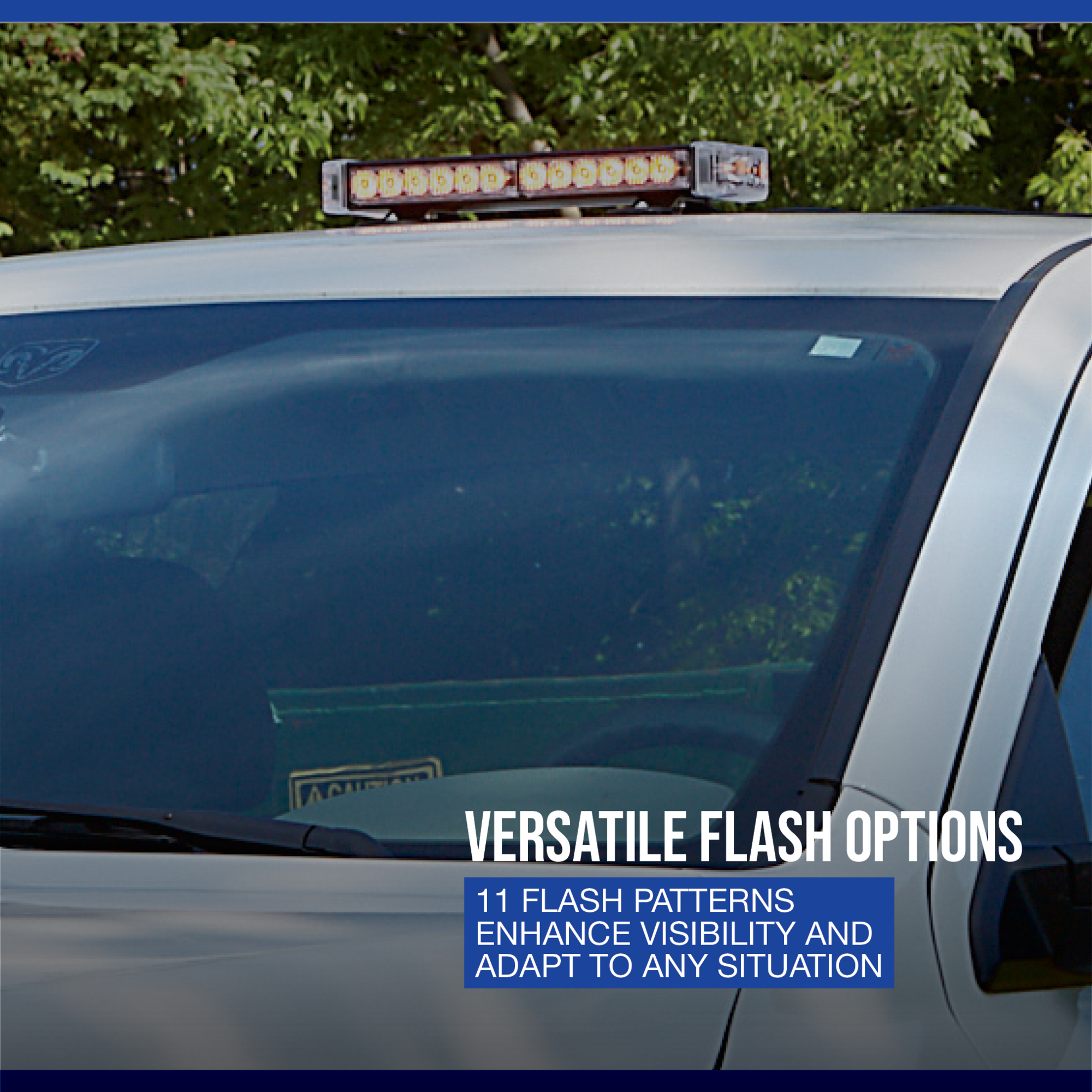 Strongway Slim LED Warning Light Bar with Magnetic Base, 15in., 30 ...