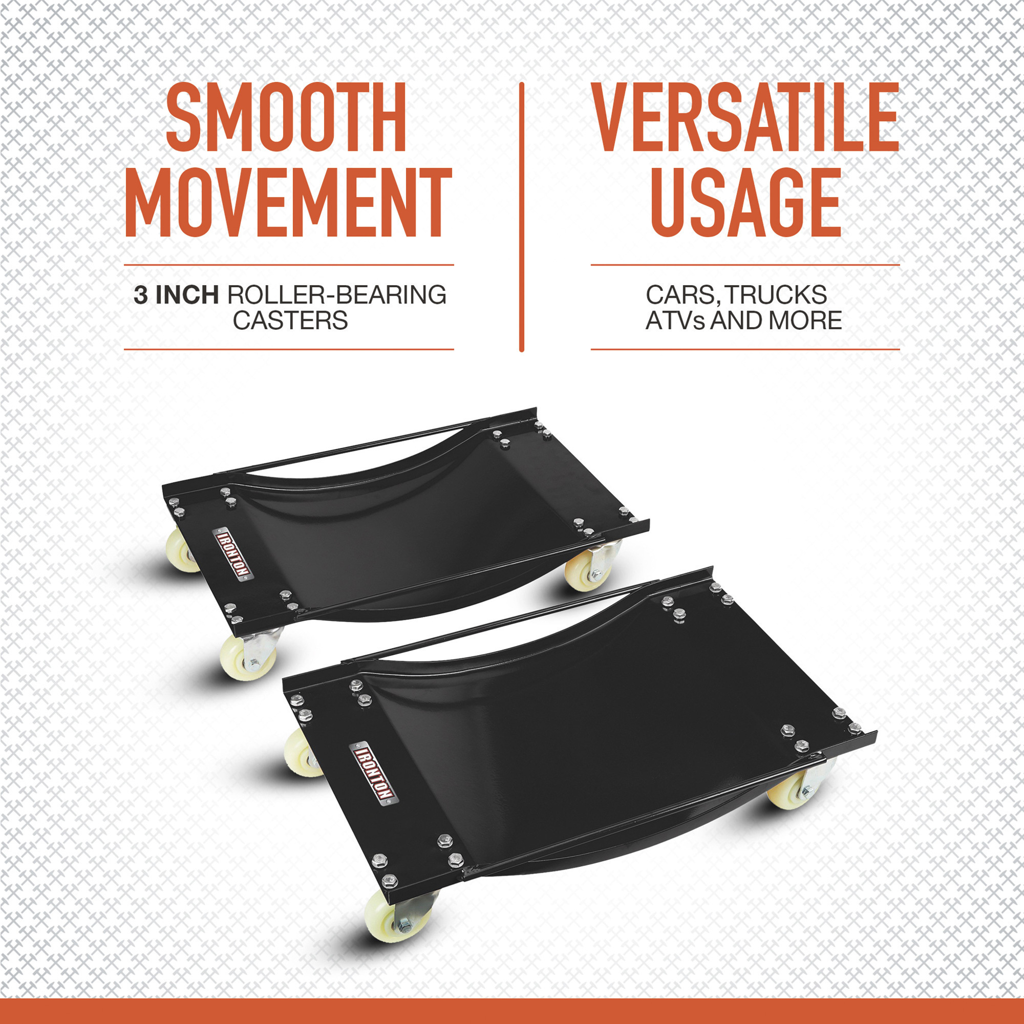 Ironton Auto-Wheel Dollies, Pair, 1000-lb. Capacity Each | Northern Tool
