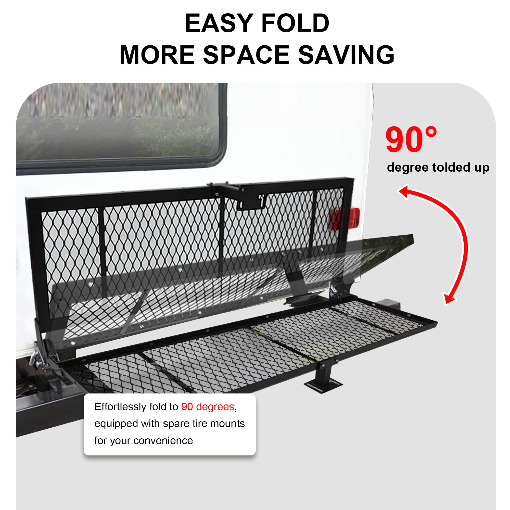 TowingMaster, RV Storage Rack With Mounting Kits, Cover Height 8 in ...