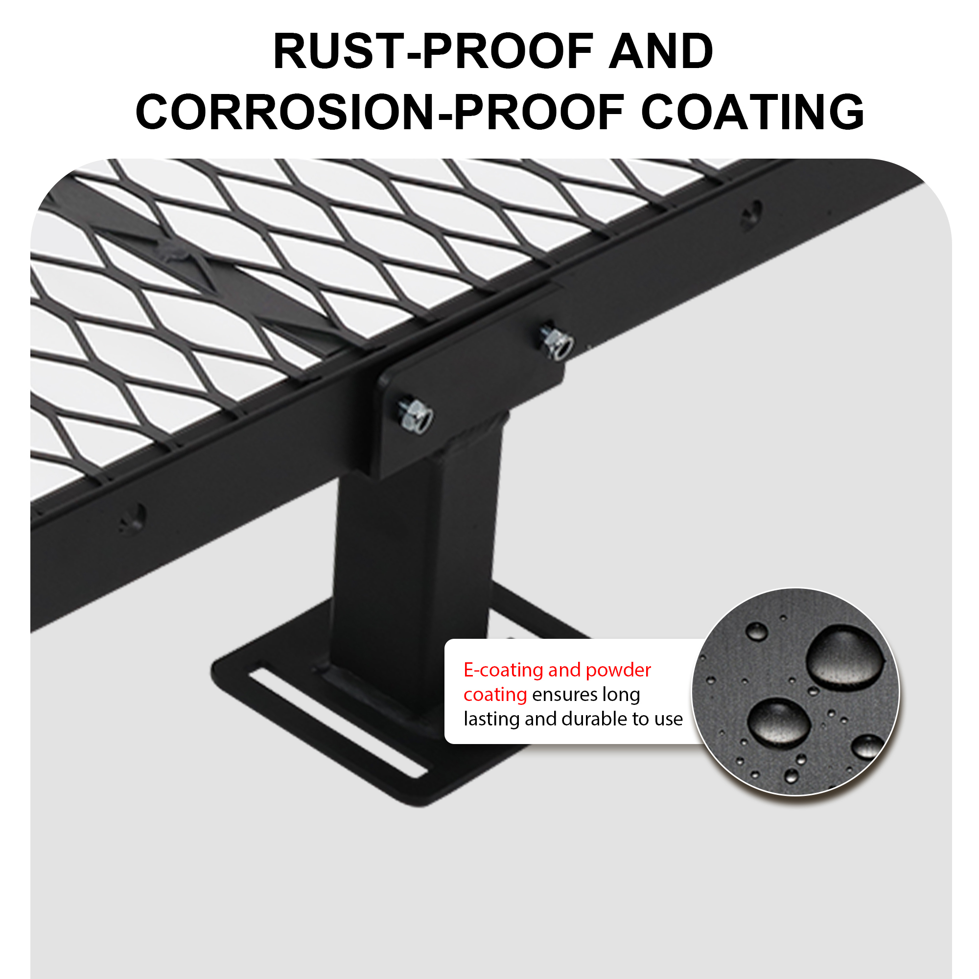 TowingMaster, RV Storage Rack With Mounting Kits, Cover Height 8 in ...