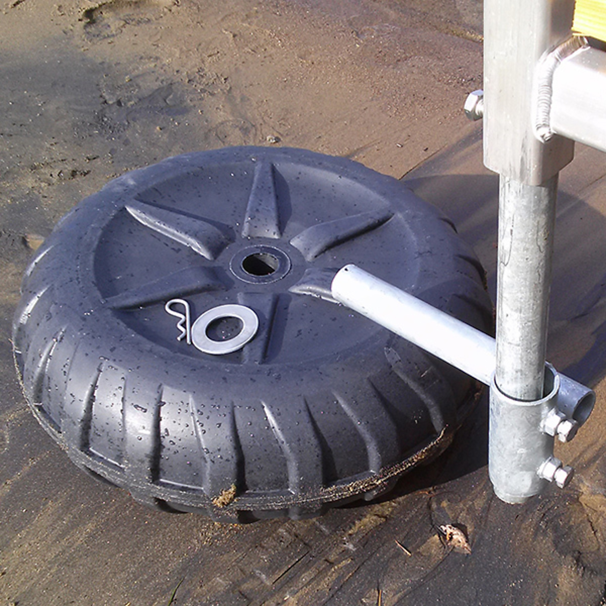 Multinautic, Pair Of Roll-In Dock Wheels w/Steel Hubs, Length 24 in ...