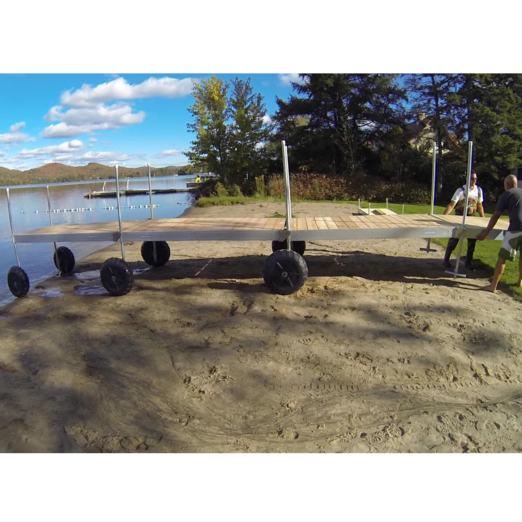 Multinautic, Pair Of Roll-In Dock Wheels w/Steel Hubs, Length 24 in ...