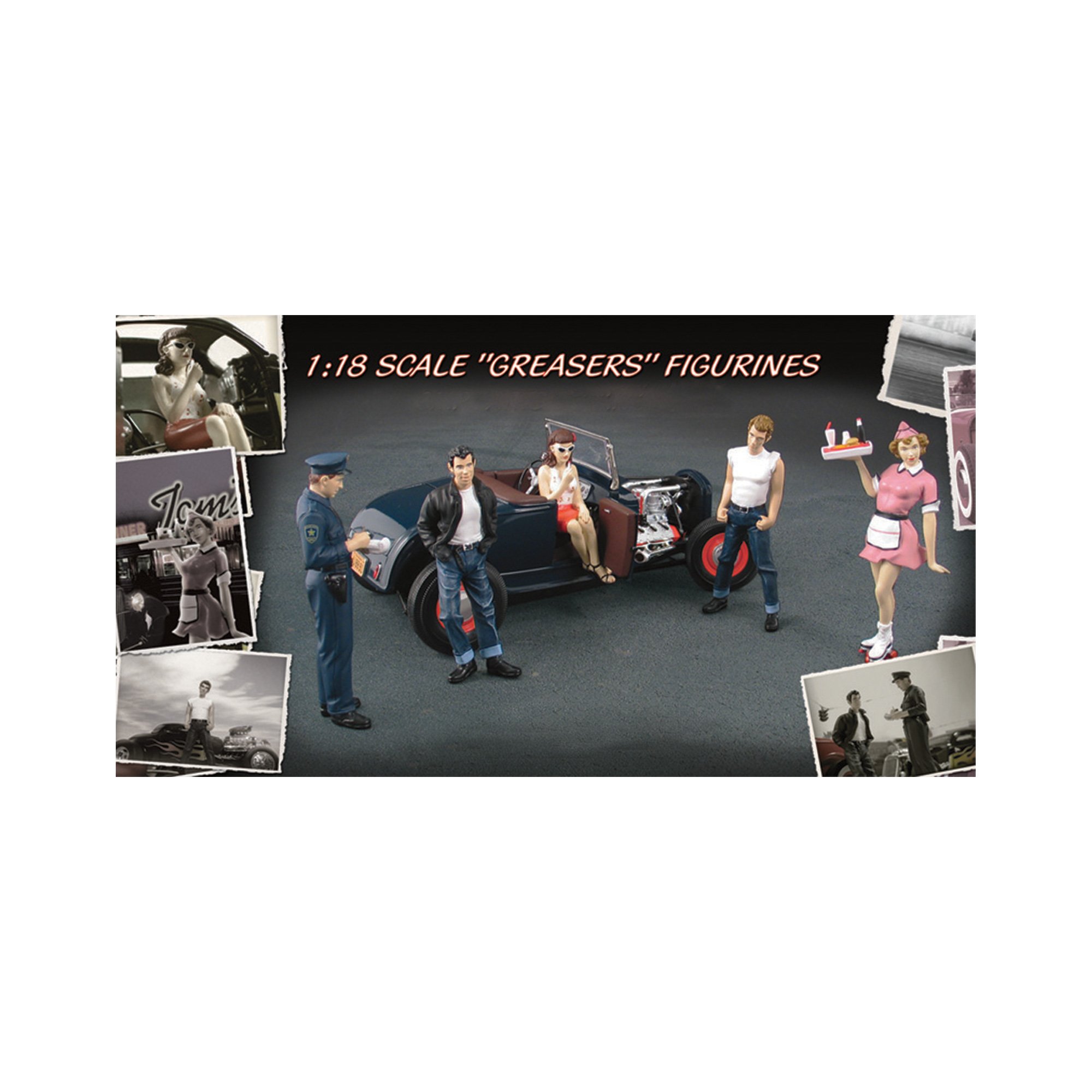 GMP Diecast 1:18 Scale Greasers Figures — Model# G1800132 | Northern Tool