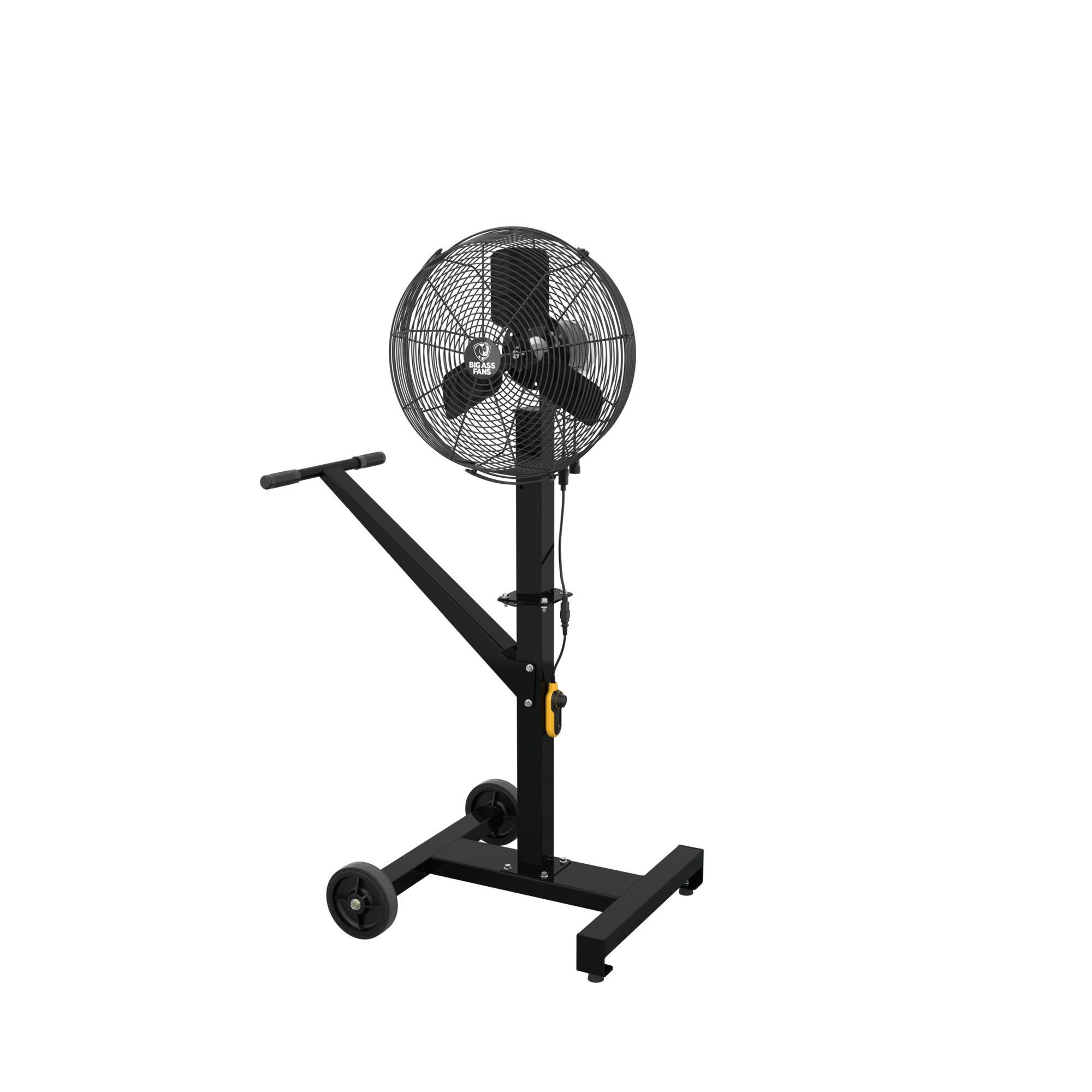 Big Ass Fans, Fan AirEye Black 20in. 120V/1PH 1/3 HP >200W Pedestal ...
