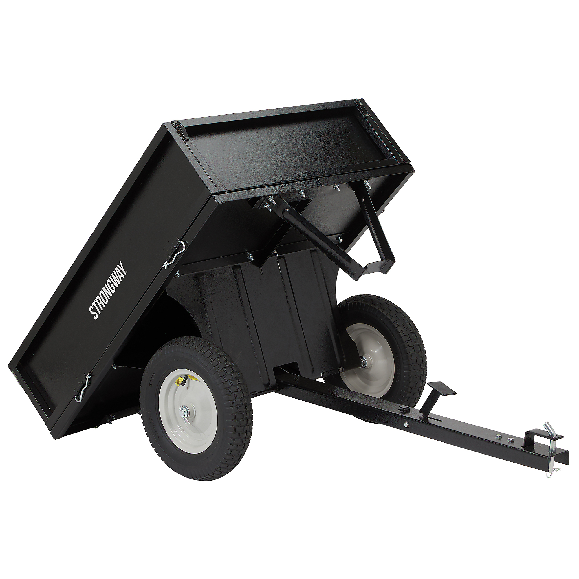 Strongway Steel ATV Trailer with Dump Bed, 500-lb. Load Capacity, 40in ...