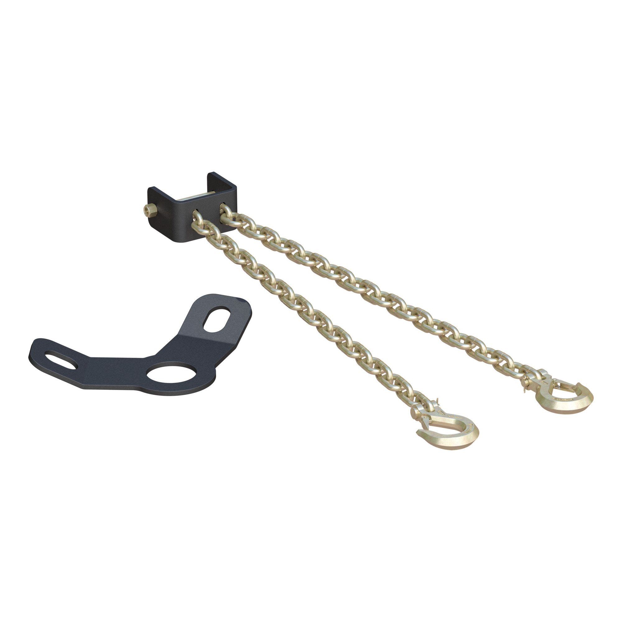 Curt Manufacturing, 5th Wheel Safety Chain Assembly w/Gooseneck Plate ...