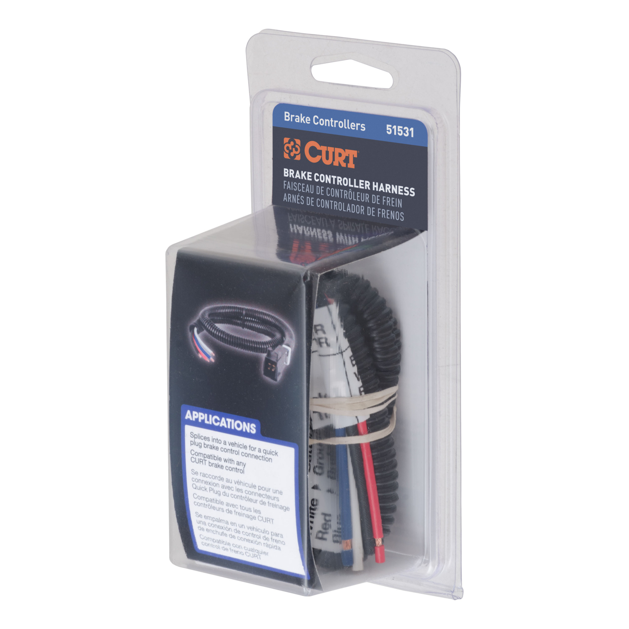 Curt Manufacturing, Universal Brake Controller Harness w Pigtails ...