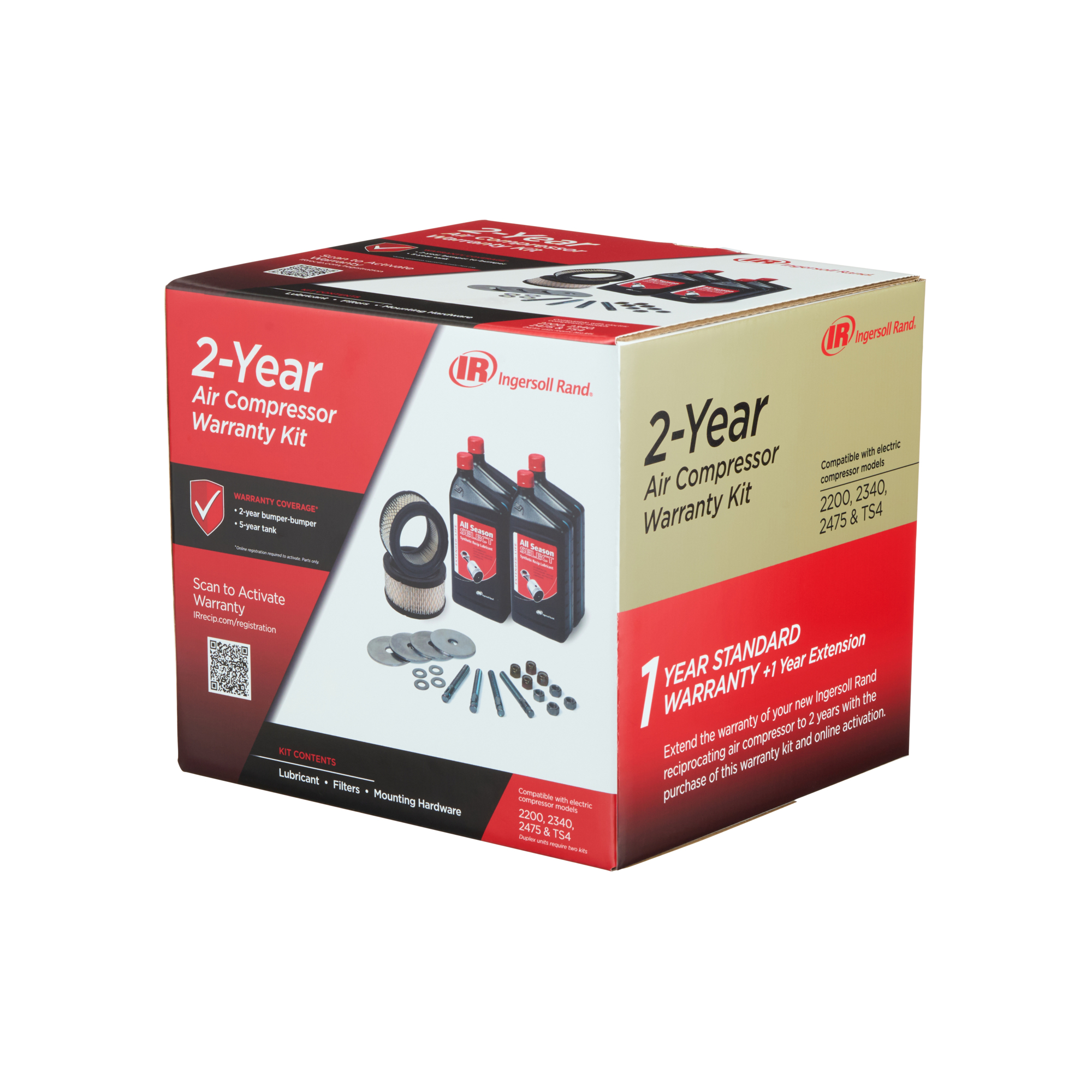 Ingersoll Rand, 2 Year Warranty Startup Kit - 2200/2340/2475/TS4 Model ...