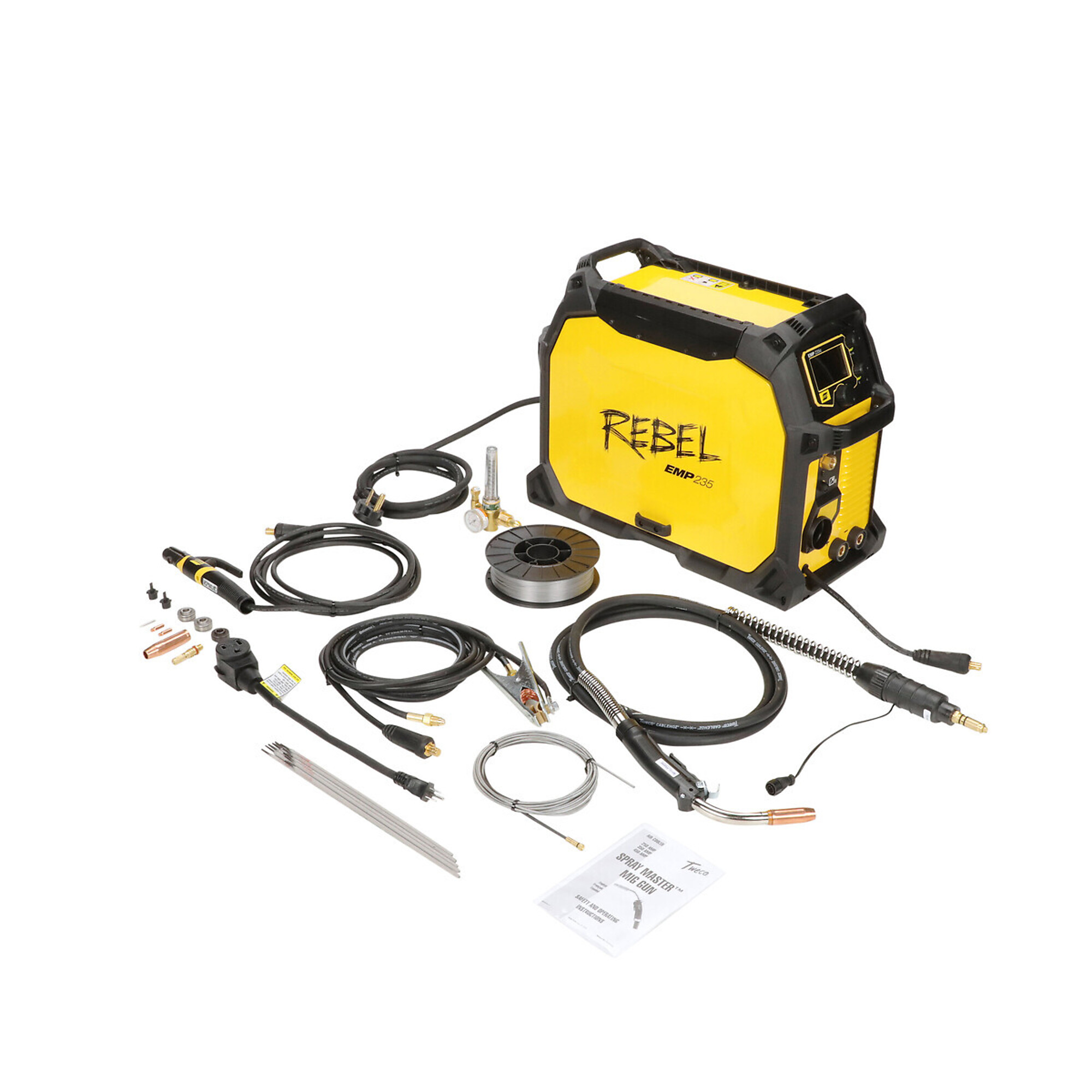 ESAB, Rebel EMP 235ic Multi-Process Welder, Volts 120/230 Max. Amps 250 ...