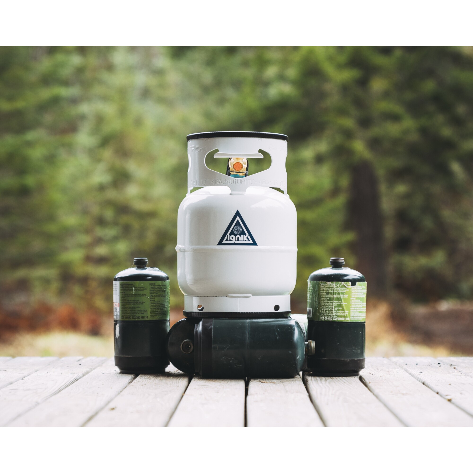 Ignik Outdoors, Gas Growler 5 lb Refillable Propane Tank Kit Black ...