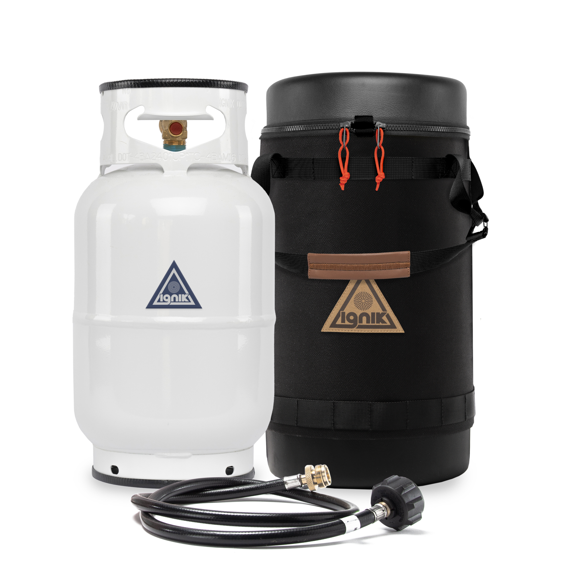 Ignik Outdoors, Gas Growler 10lb Refillable Propane Tank Kit Black ...