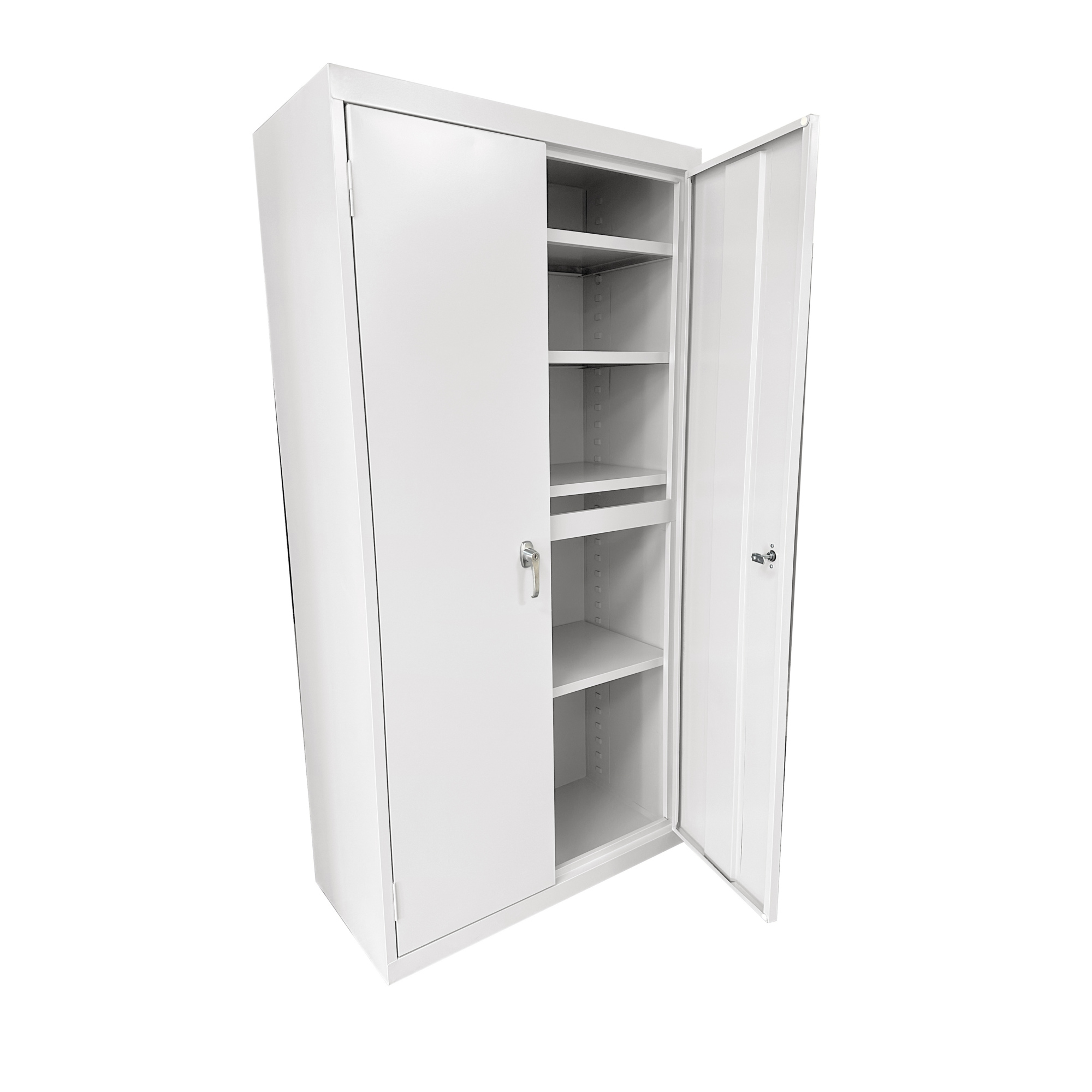 Steel Cabinets USA, 36in.Wx24in.Dx78in.H Cabinet w/4 Adjustable Shelves ...
