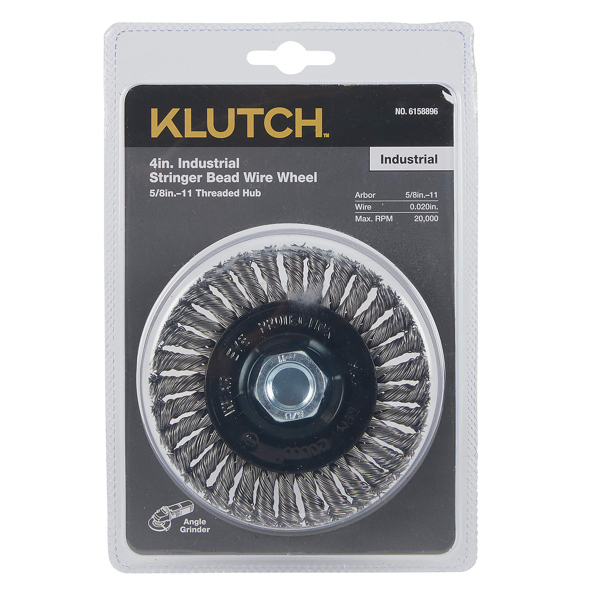 Klutch 4in. Stringer Bead Wire Wheel | Northern Tool