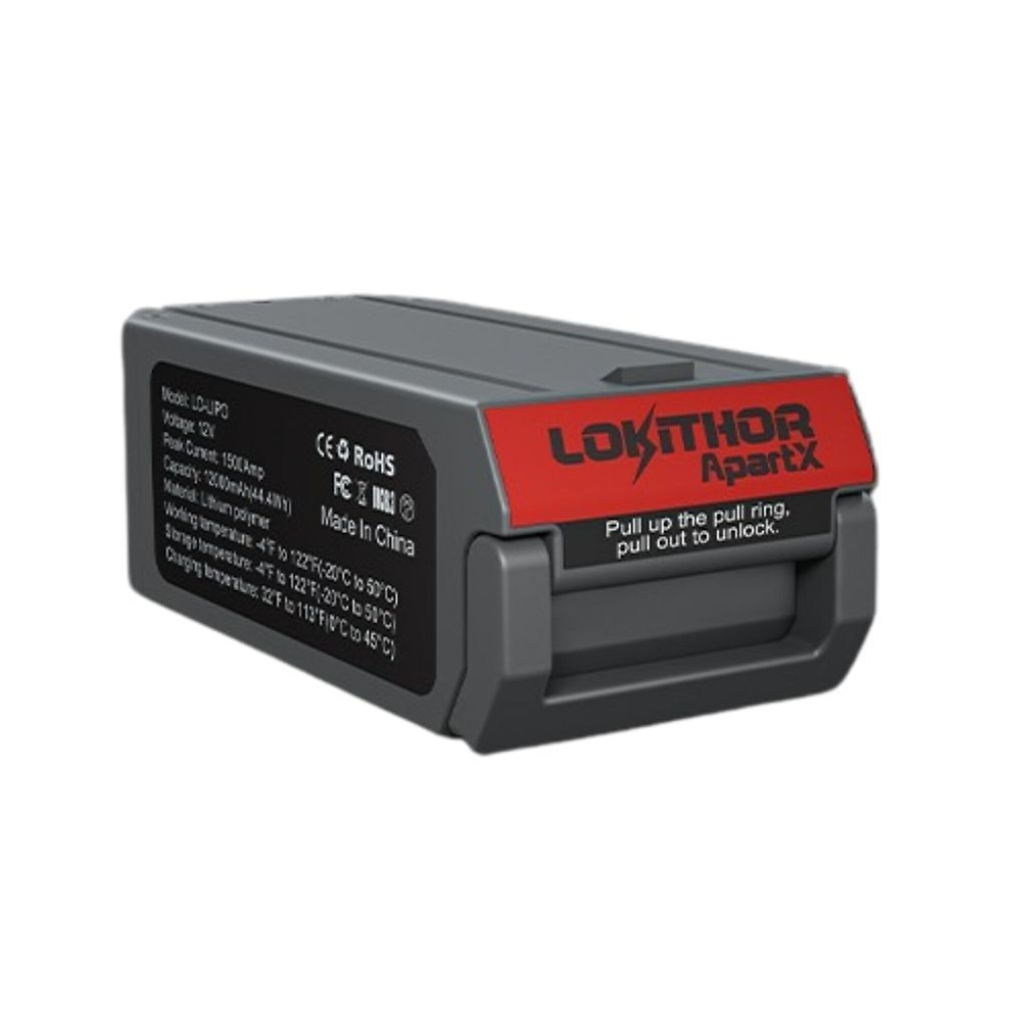 Lokithor, ApartX LIPO 1500 AMP Battery Option, Amps 1500 Volts 12 Watts ...