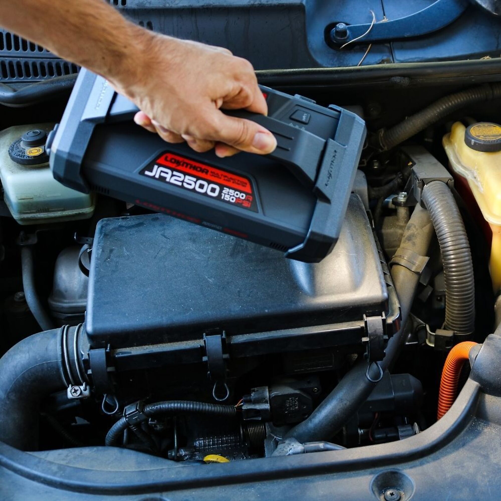 Lokithor, 2500 Amp LiFePO4 Battery Jumper Air Compressor, Amps 2500 ...