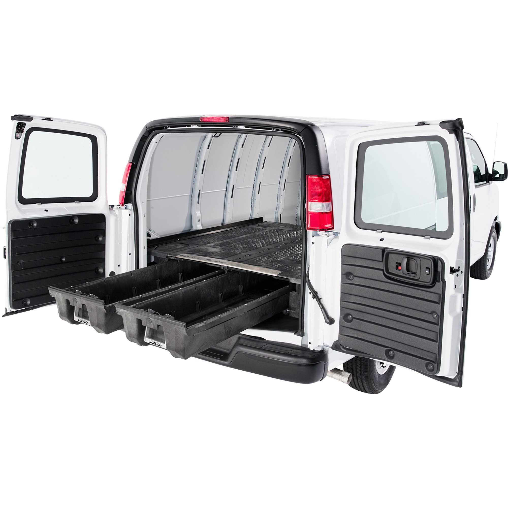 DECKED 2-Drawer Cargo Van Storage System — Fits Chevy Express/GM ...
