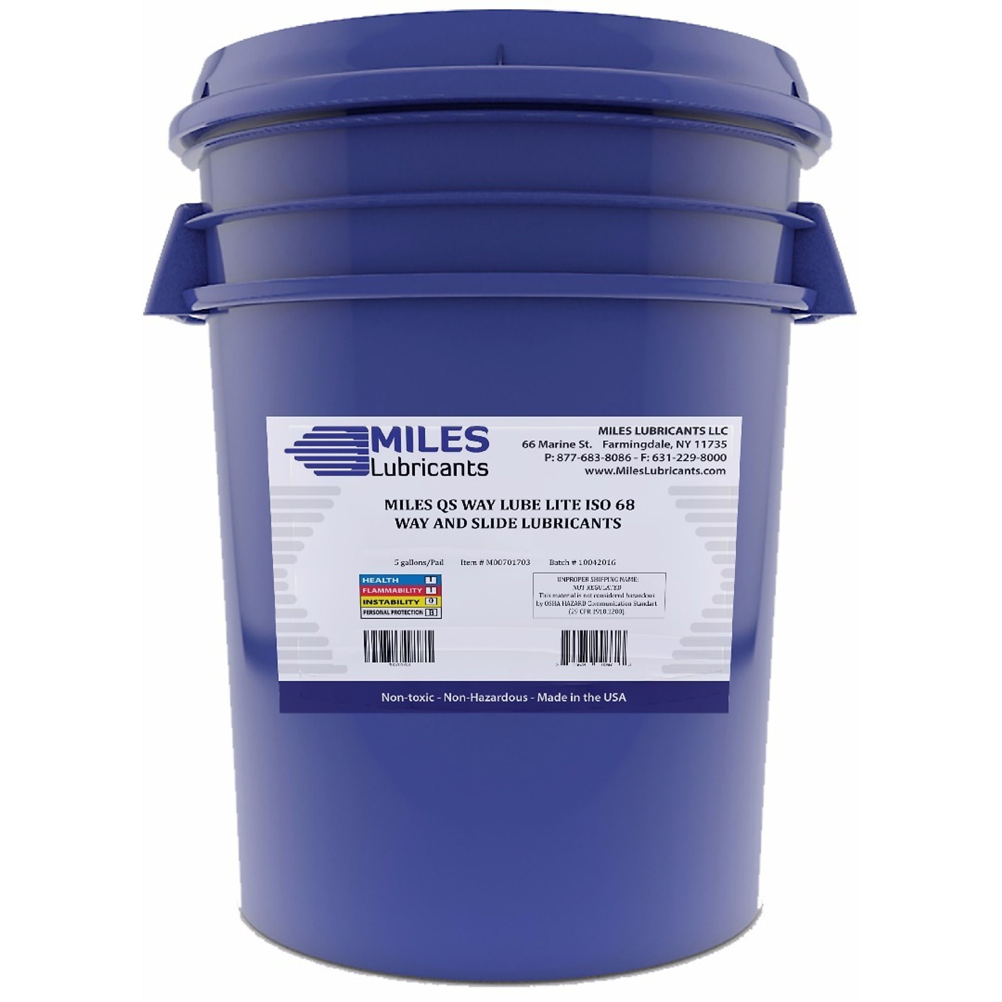Miles Lubricants, MILES WAY LUBE LITE (5 GAL. PAIL), Included (qty.) 1 ...