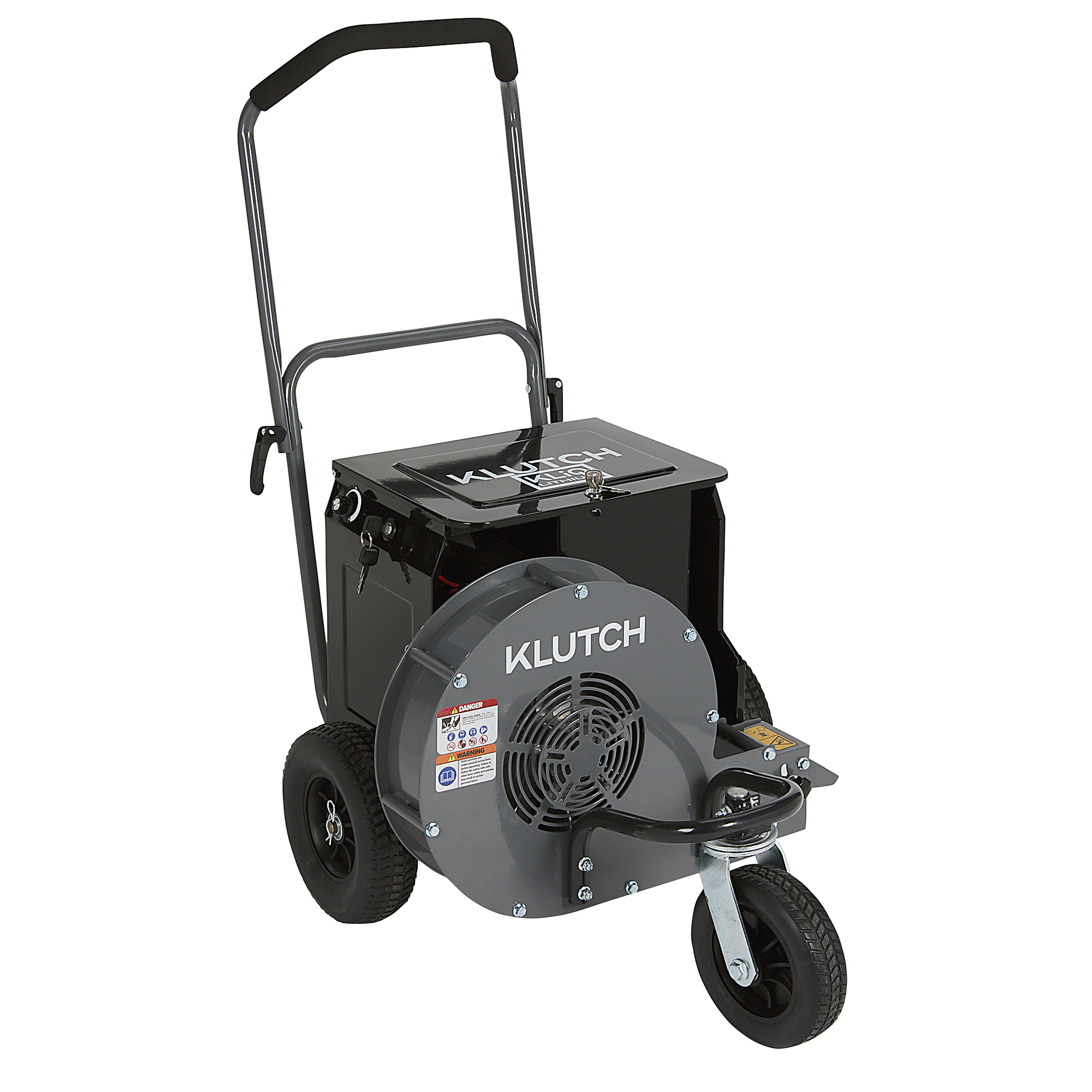 Klutch Walk-Behind Jet Leaf Blower, KLiQ 57.6V, 1271 CFM, Brushless ...