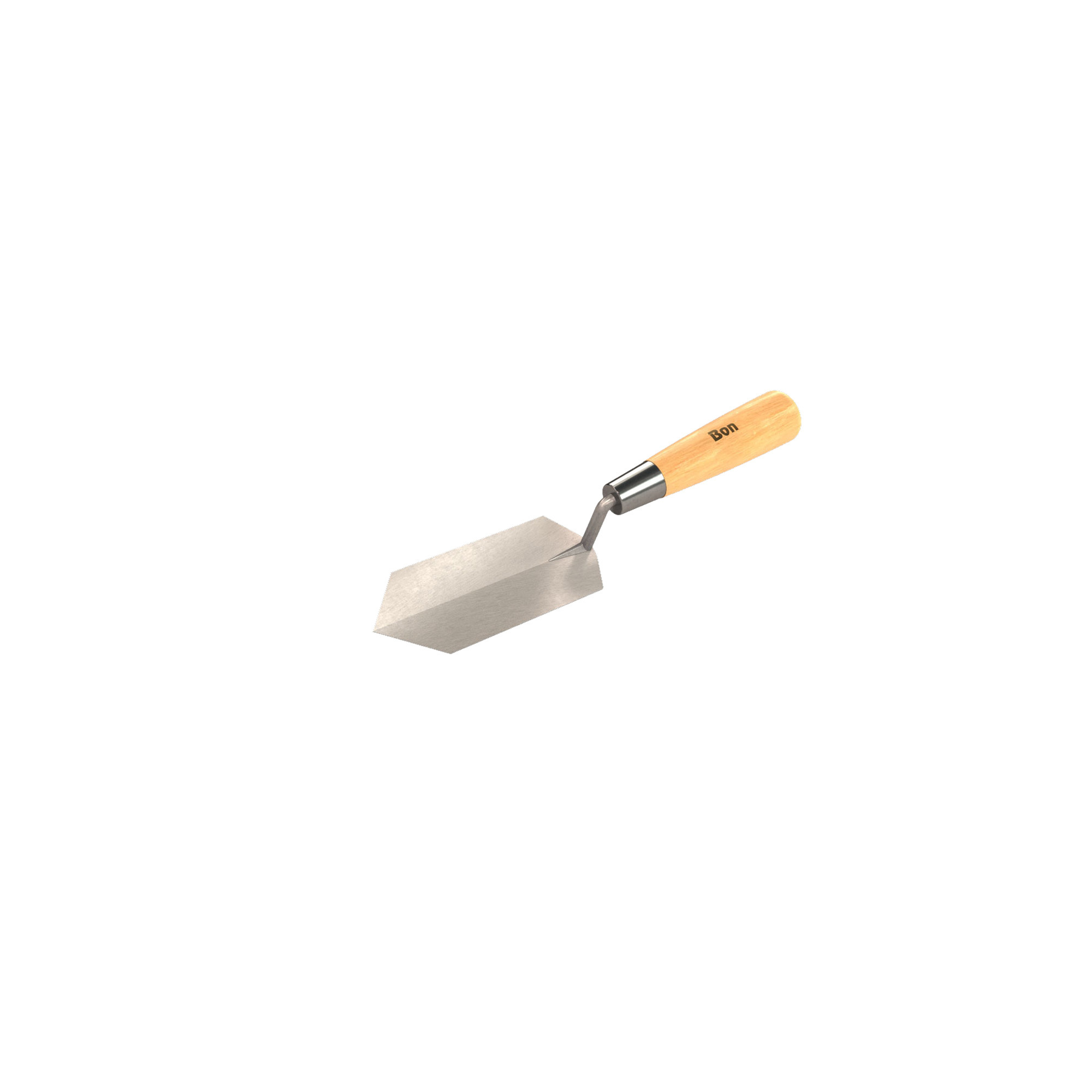 Bon, Diamond Detail Point Trowel 5in. x 2in. Wd HDL, Width 2 in, Length ...