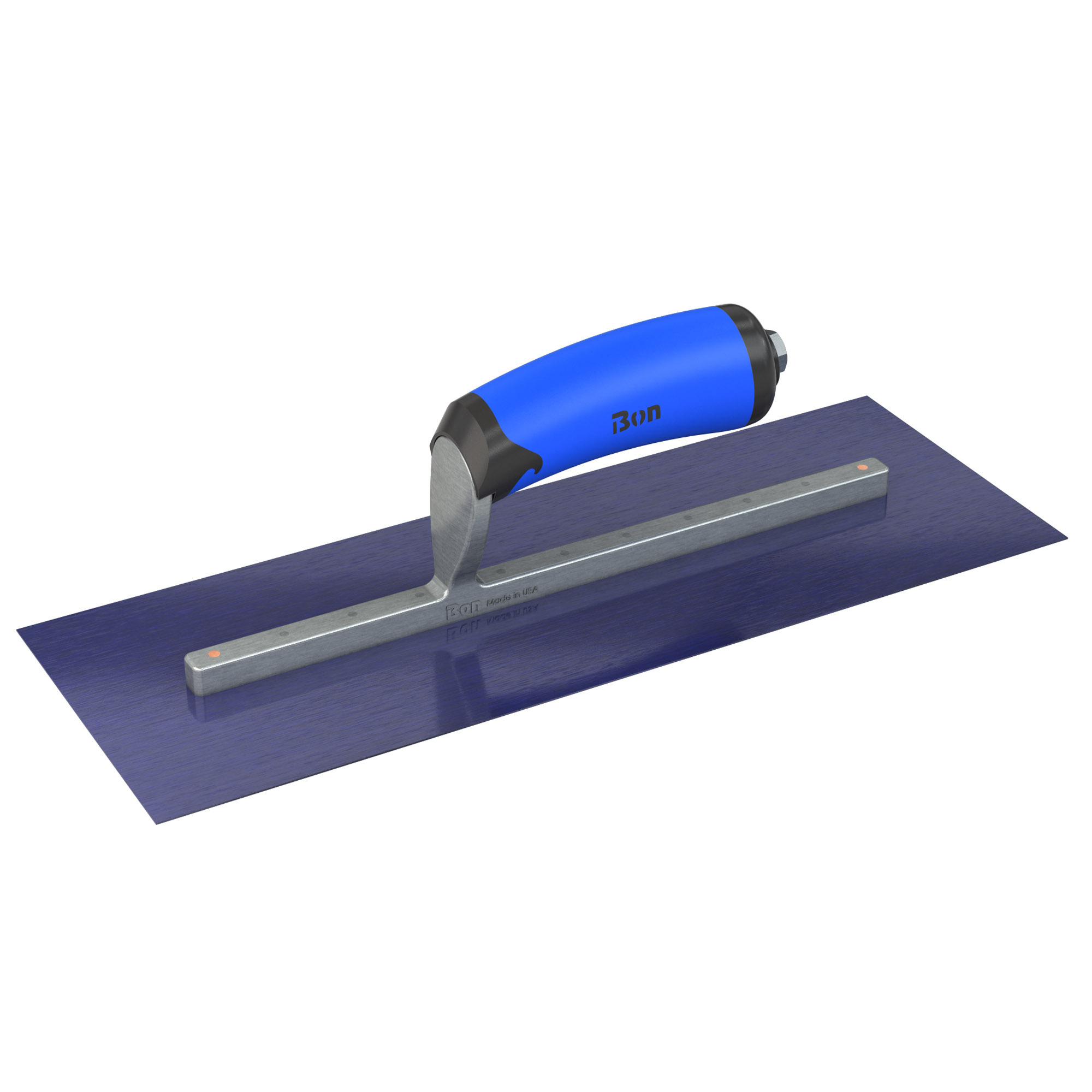 Bon Steel City, Fin. Trowel - Sq. - BlueSt. - 14 x 5 - CMFT Grip, Blade ...